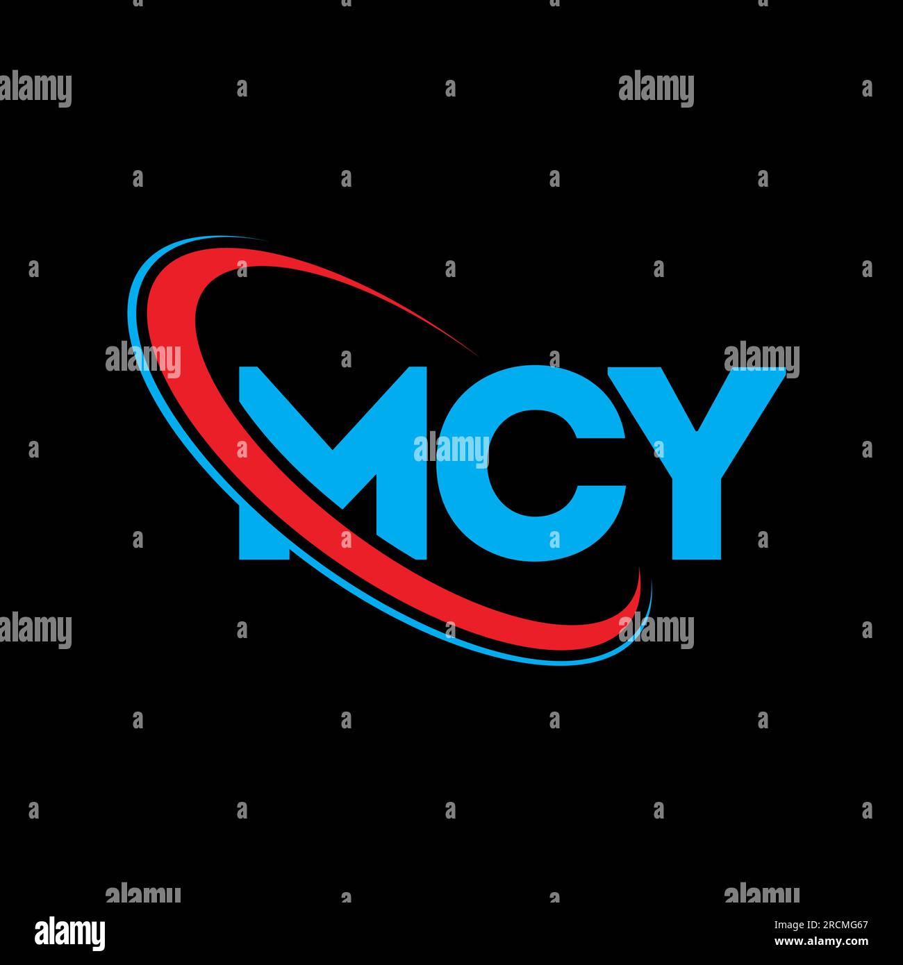 MCY logo. MCY letter. MCY letter logo design. Initials MCY logo linked ...