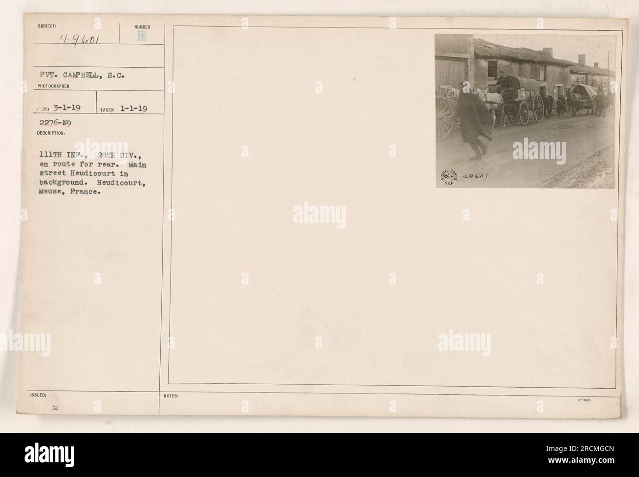 111th infantry regiment hi-res stock photography and images - Alamy