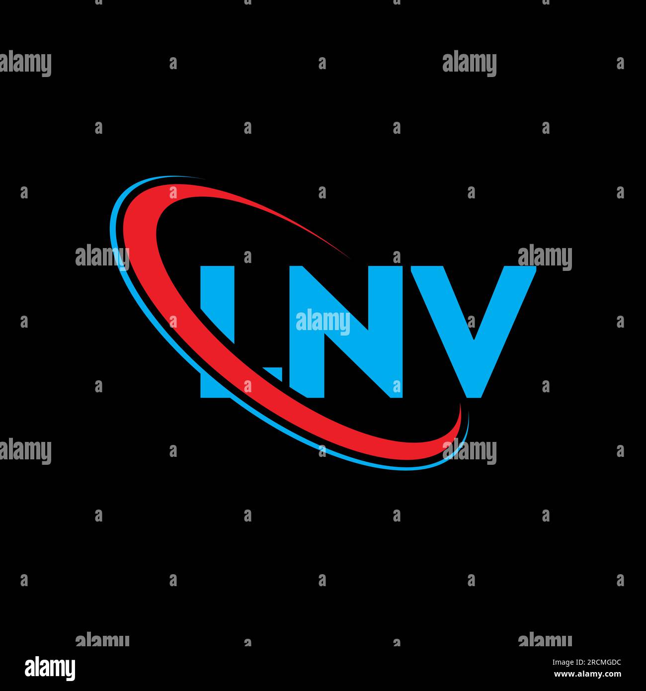 LNV logo. LNV letter. LNV letter logo design. Initials LNV logo linked ...