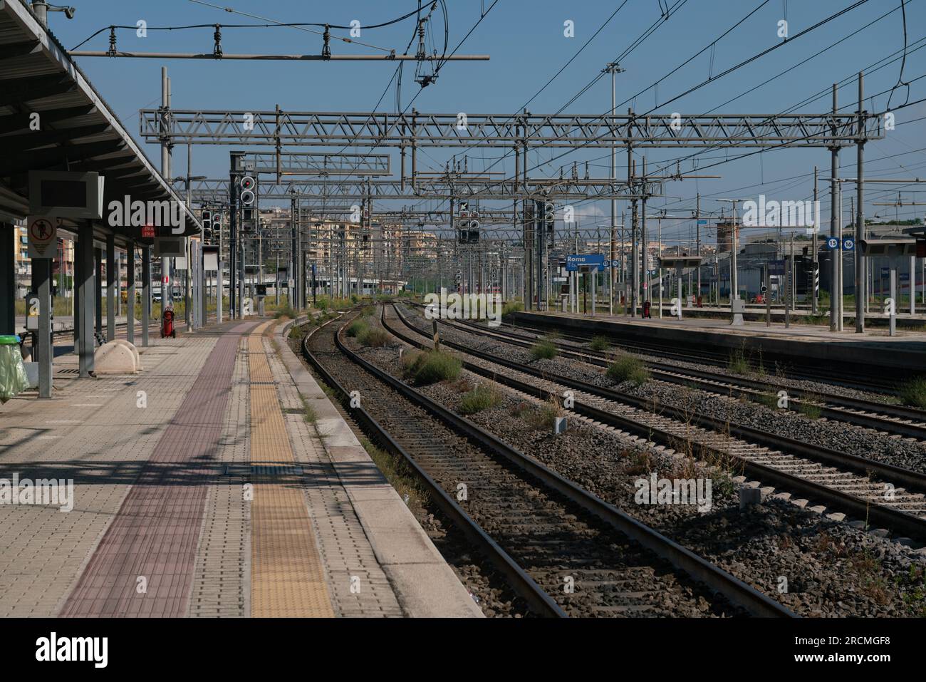 Rome, Italy - July15, 2023: transport, Rome Termini railway station ...