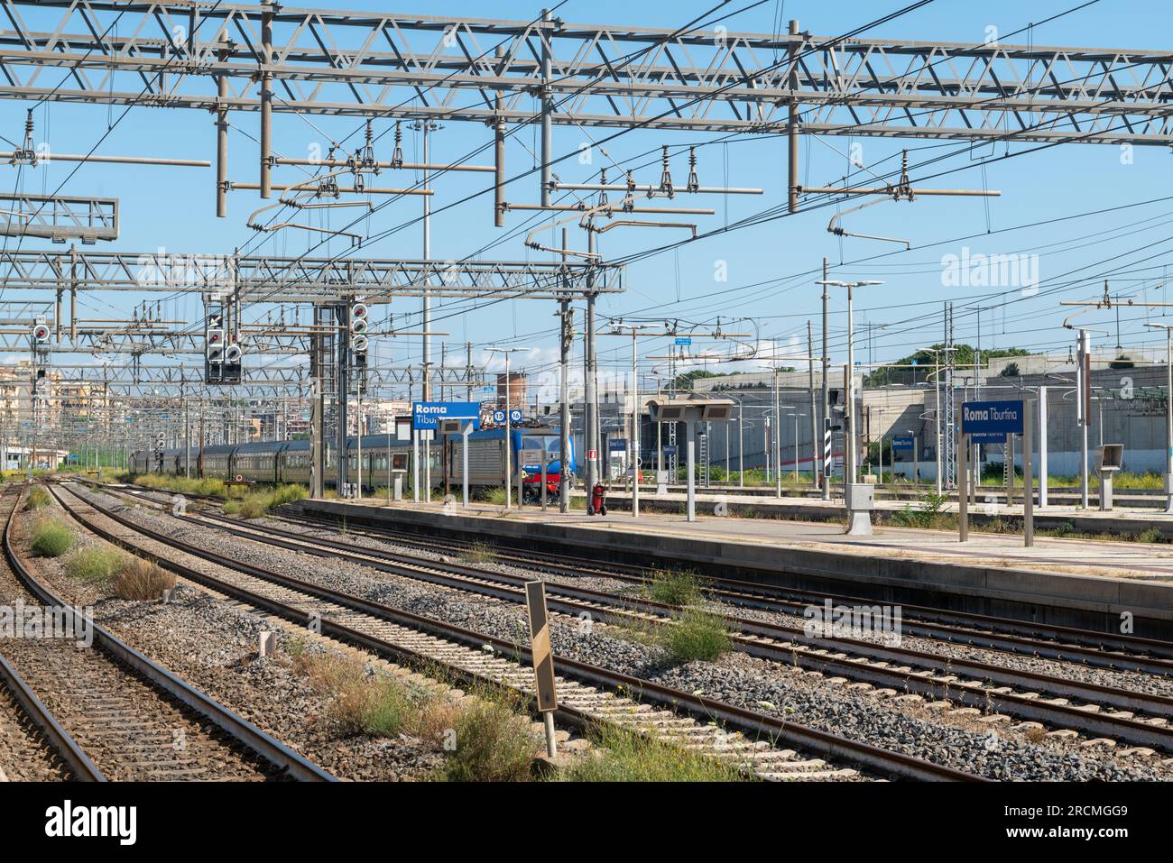 Rome, Italy - July15, 2023: transport, Rome Termini railway station ...