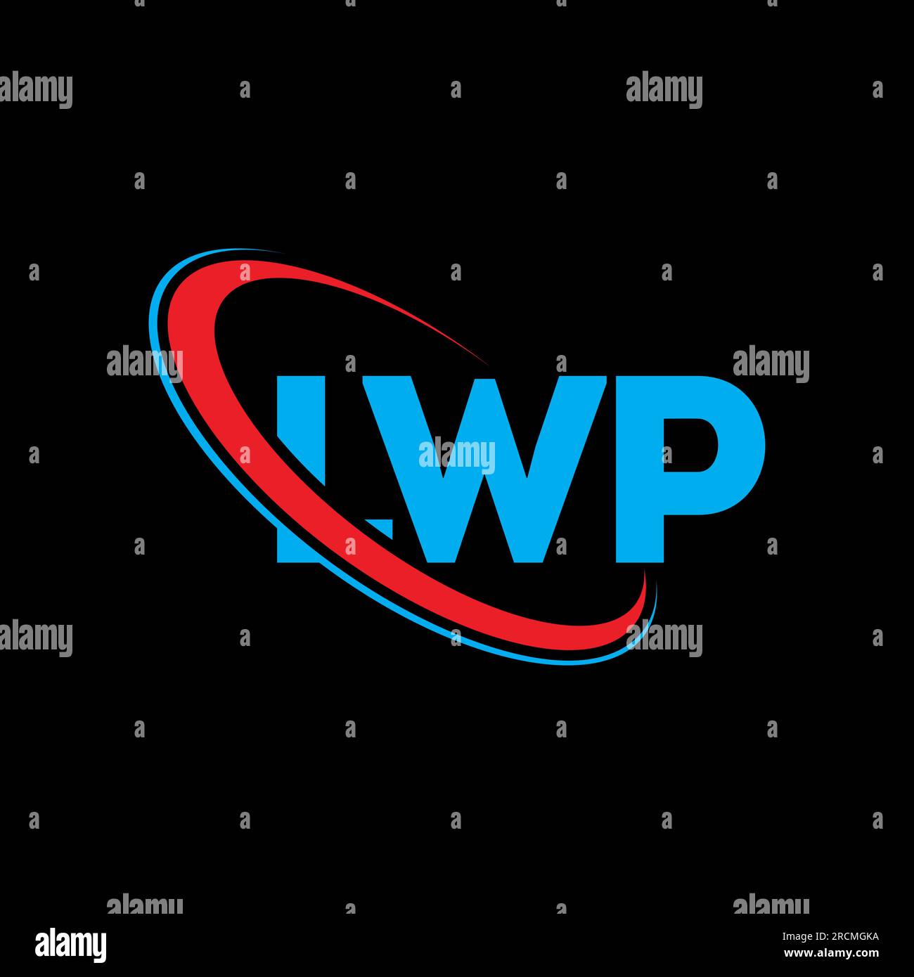 LWP logo. LWP letter. LWP letter logo design. Initials LWP logo linked with circle and uppercase ...