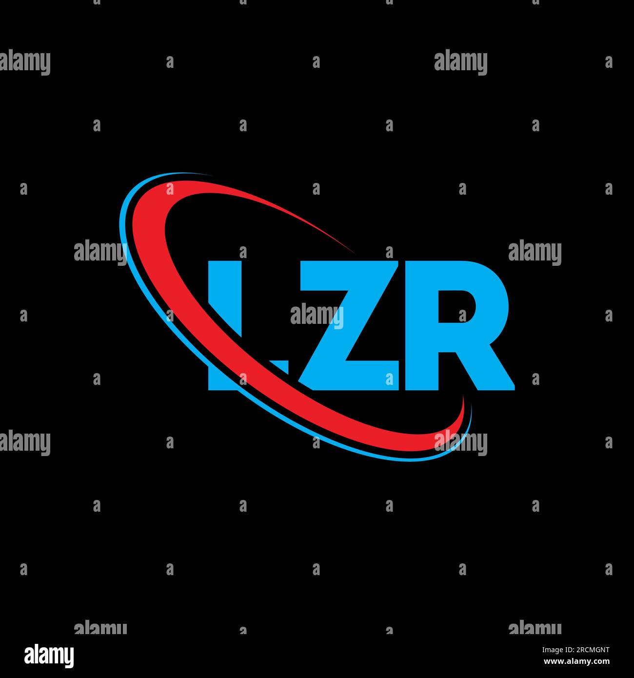Lzr logo design Stock Vector Images - Alamy