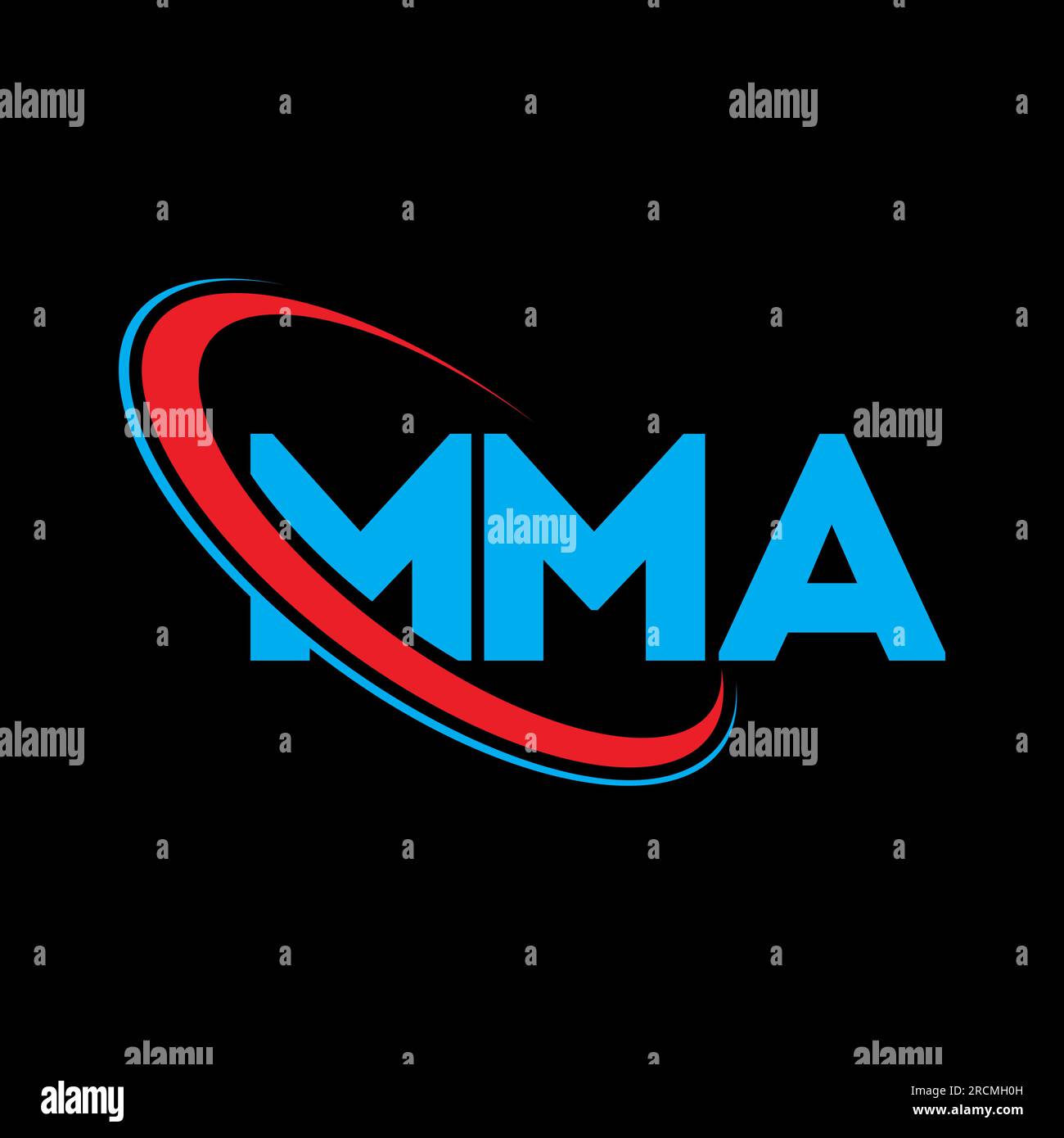 MMA logo. MMA letter. MMA letter logo design. Initials MMA logo linked ...