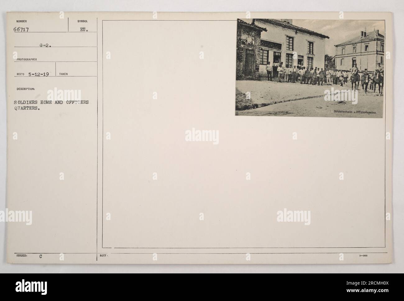 Soldiers home and officers quarters at the Sunder military base. This ...