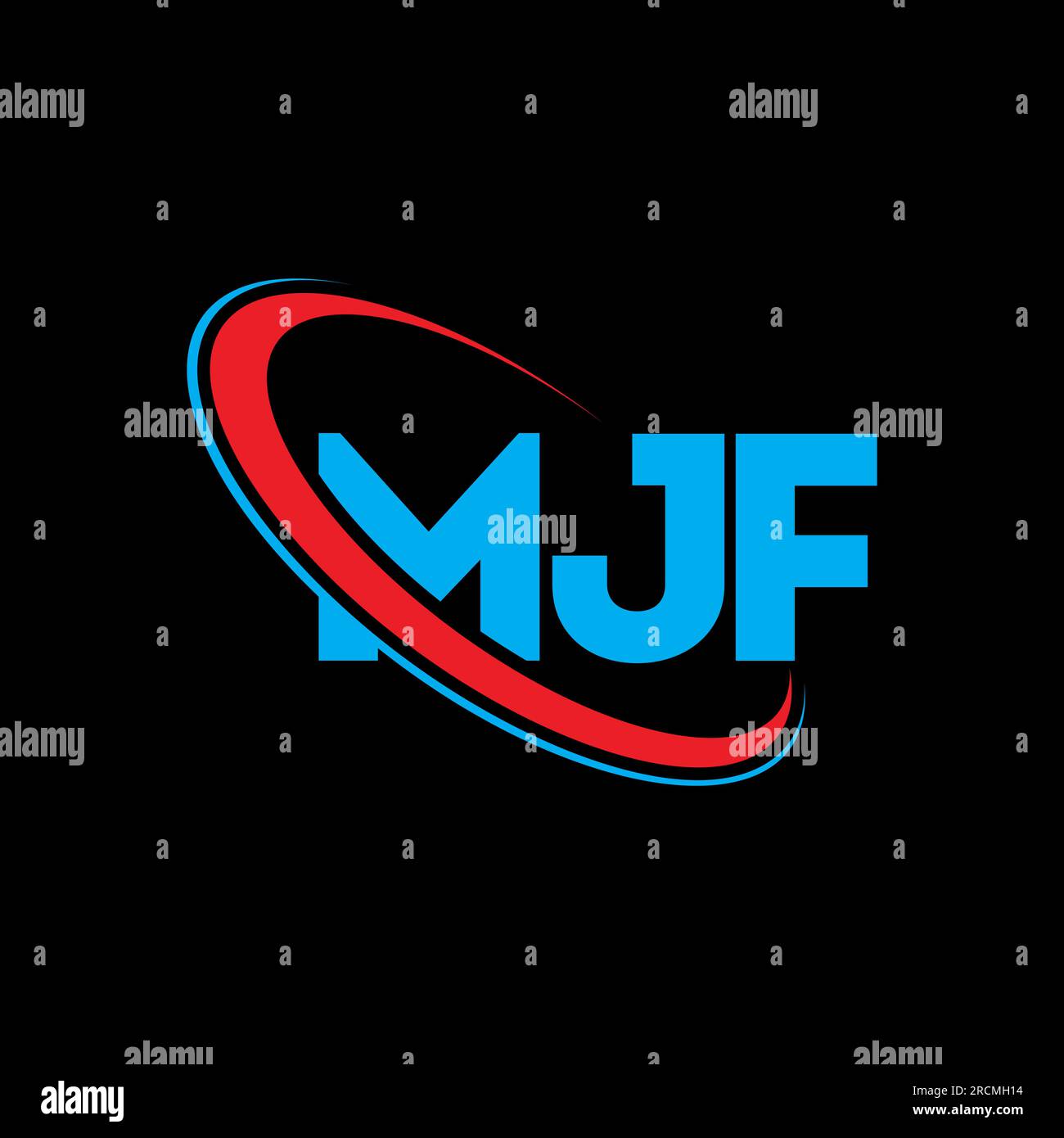 MJF logo. MJF letter. MJF letter logo design. Initials MJF logo linked ...