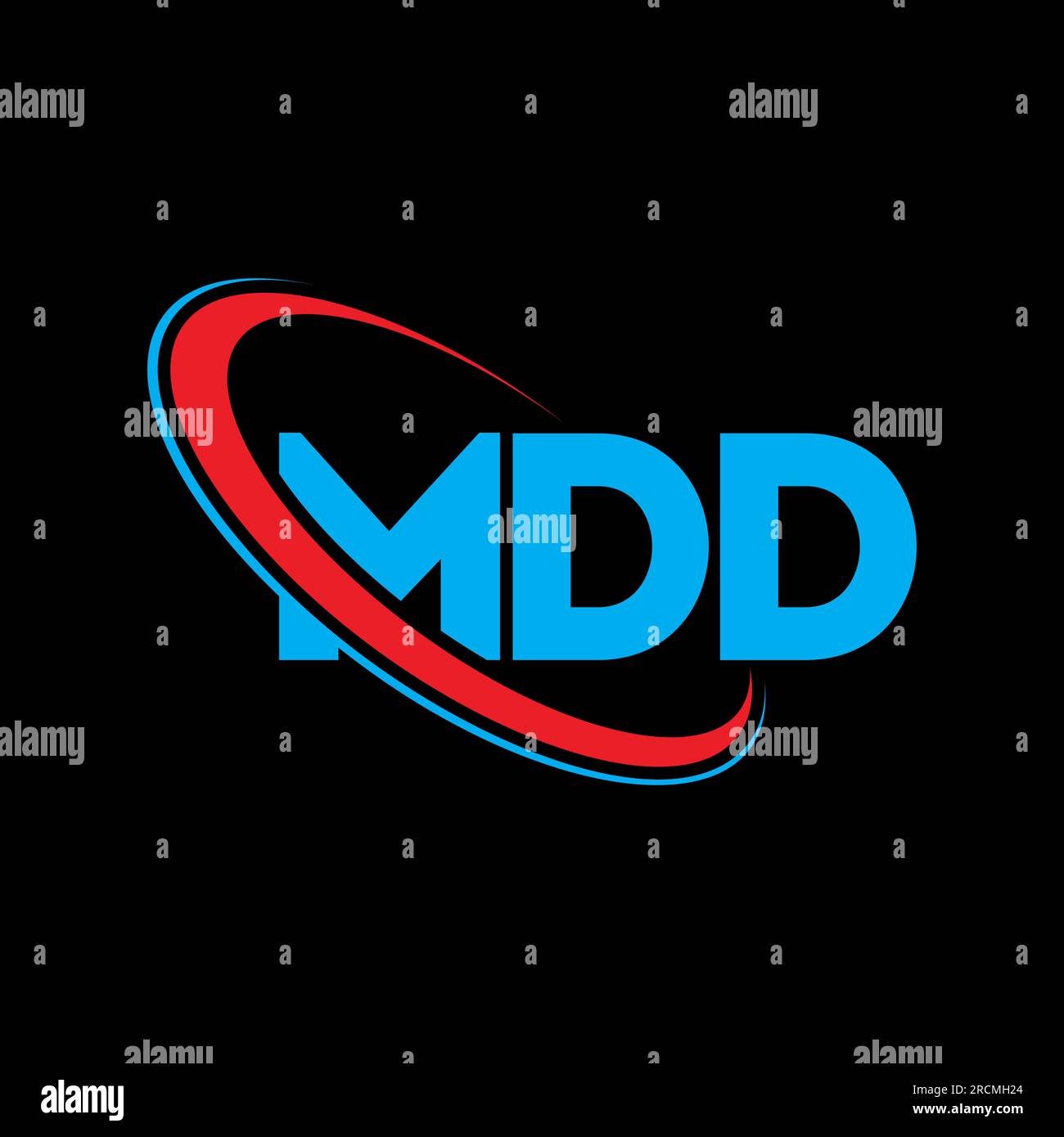 Mdd circle logo Stock Vector Images - Alamy