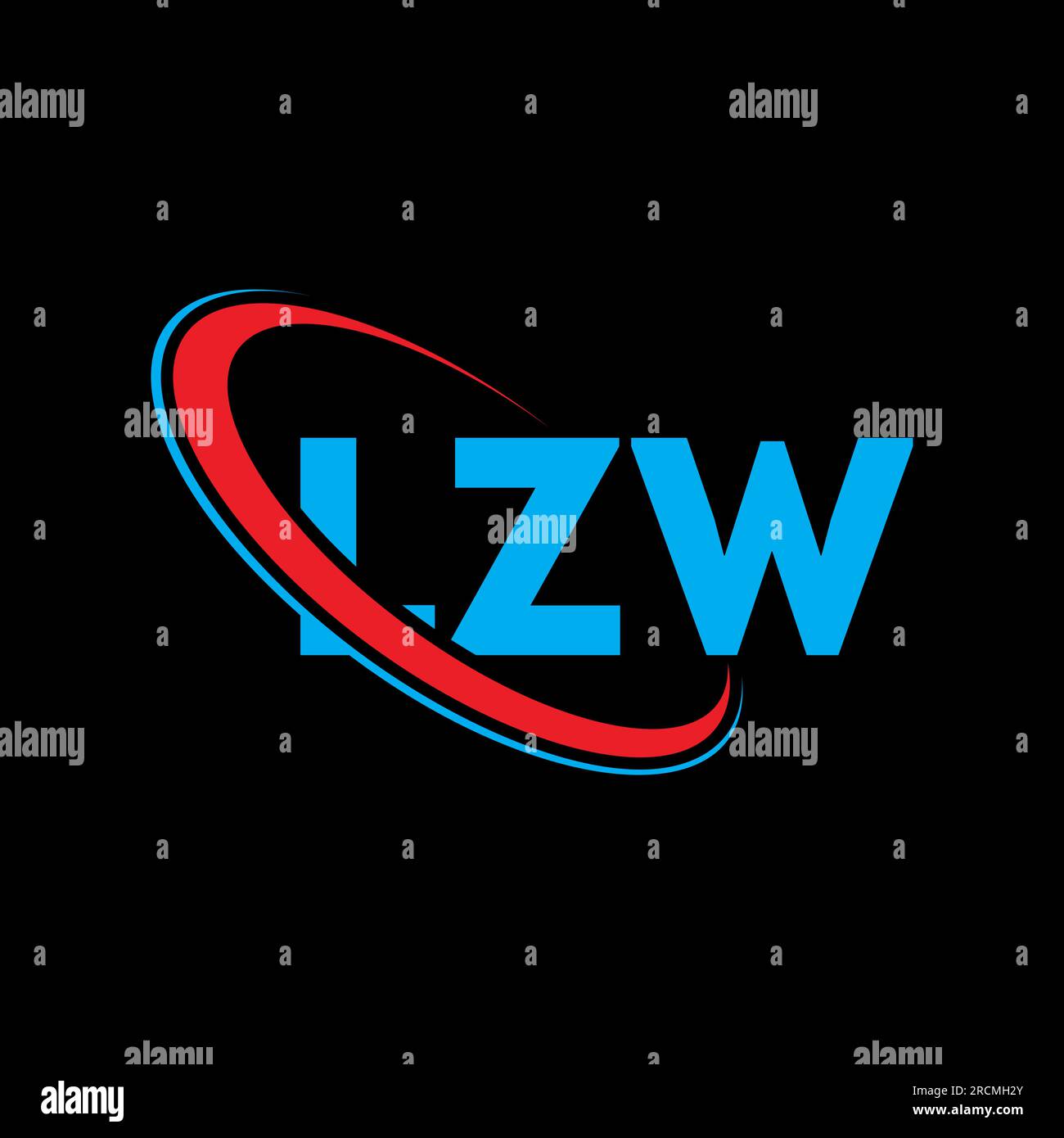 LZW logo. LZW letter. LZW letter logo design. Initials LZW logo linked ...