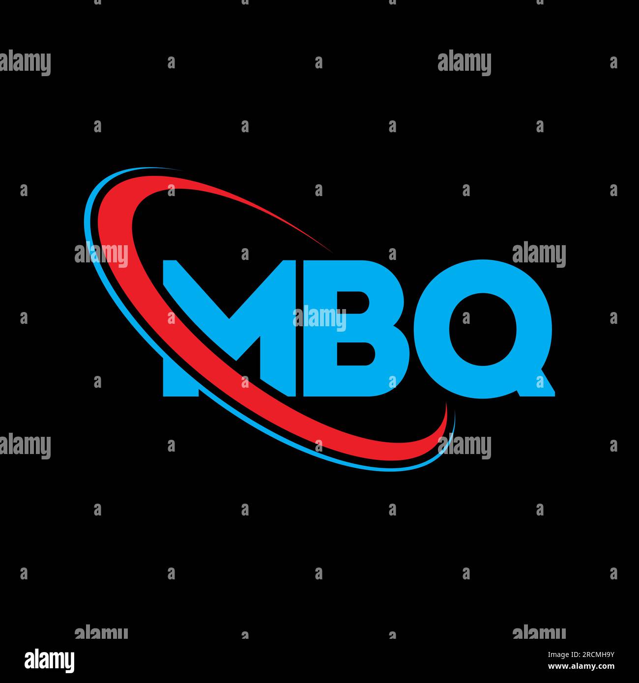 MBQ logo. MBQ letter. MBQ letter logo design. Initials MBQ logo linked ...