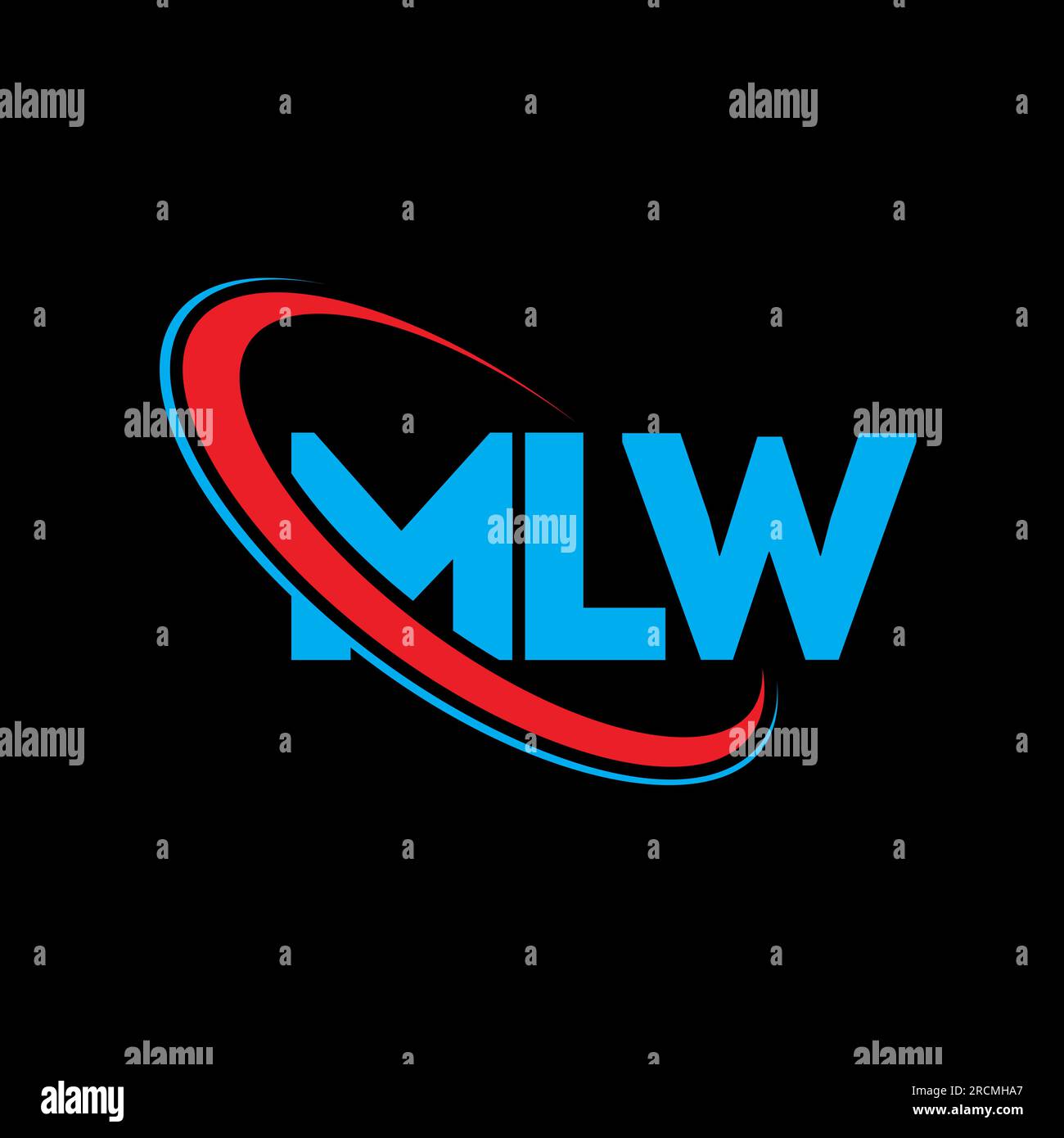 MLW logo. MLW letter. MLW letter logo design. Initials MLW logo linked ...
