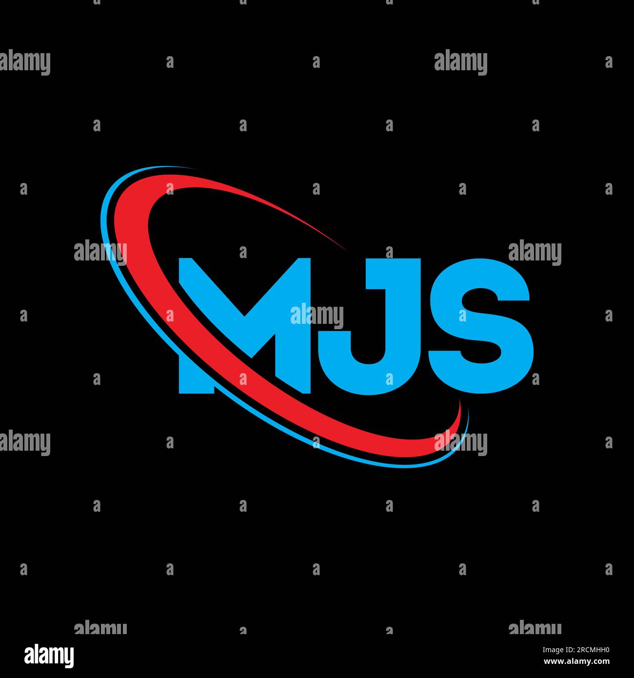 MJS logo. MJS letter. MJS letter logo design. Initials MJS logo linked ...