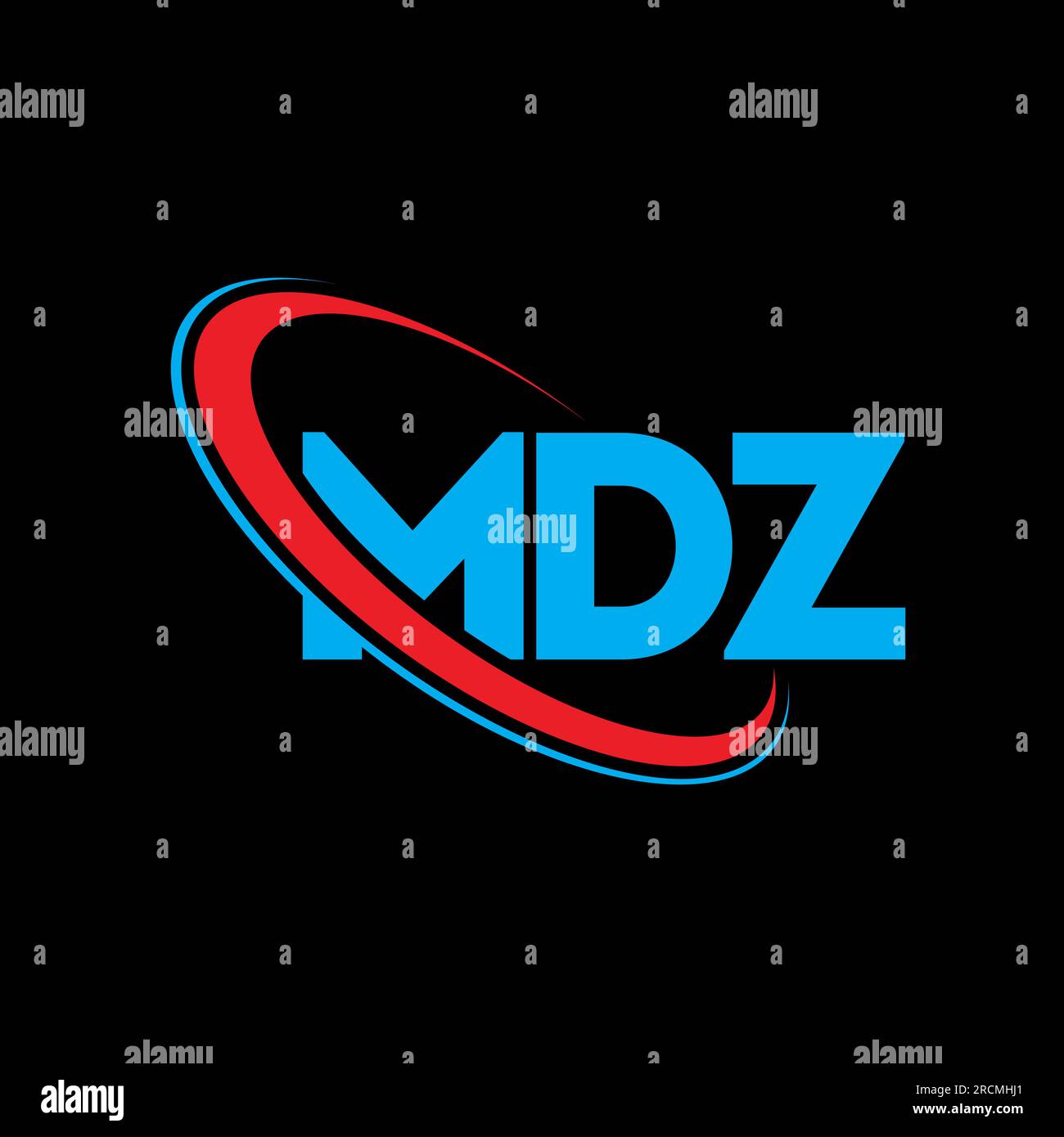 MDZ logo. MDZ letter. MDZ letter logo design. Initials MDZ logo linked ...