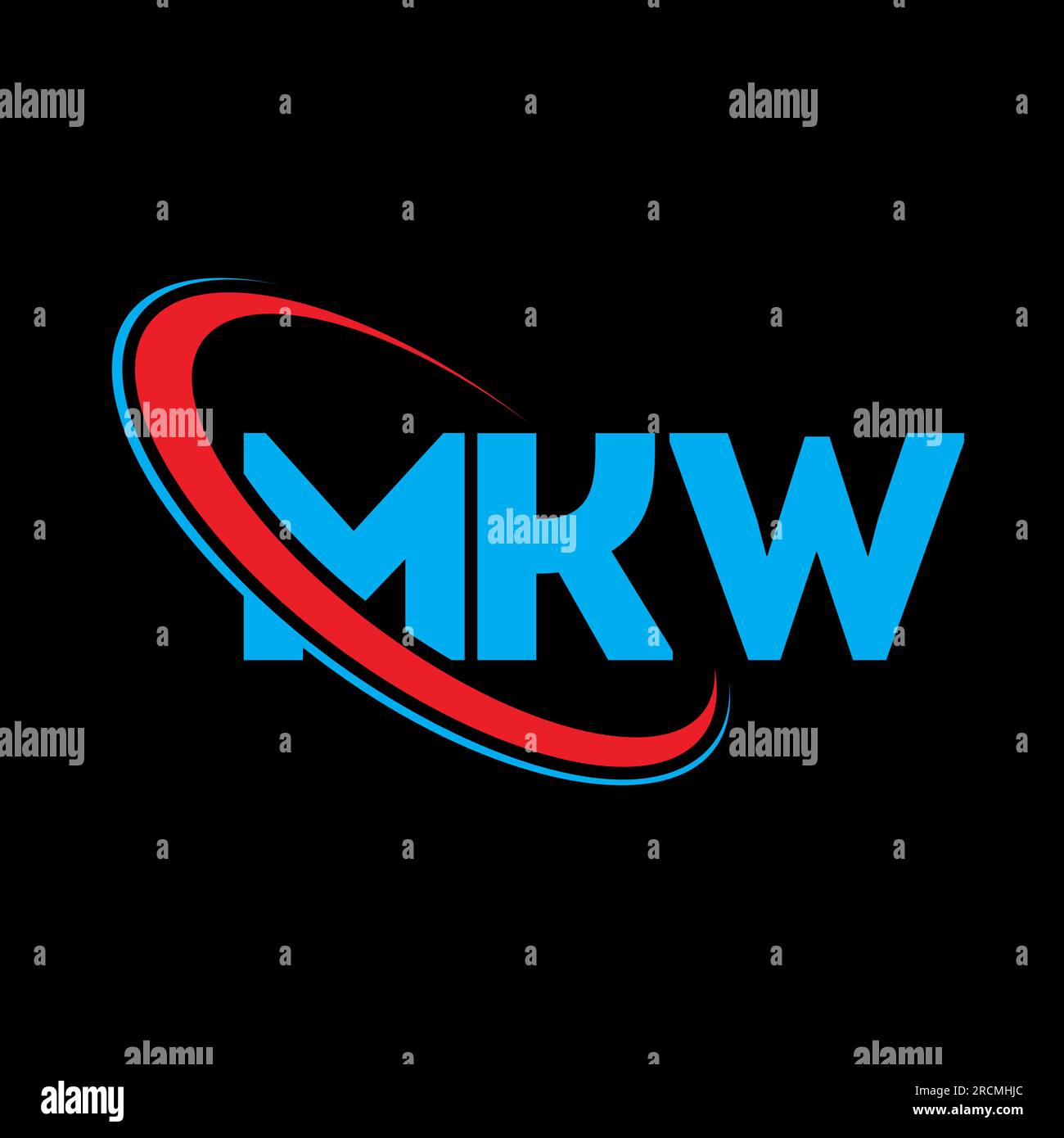 MKW logo. MKW letter. MKW letter logo design. Initials MKW logo linked ...