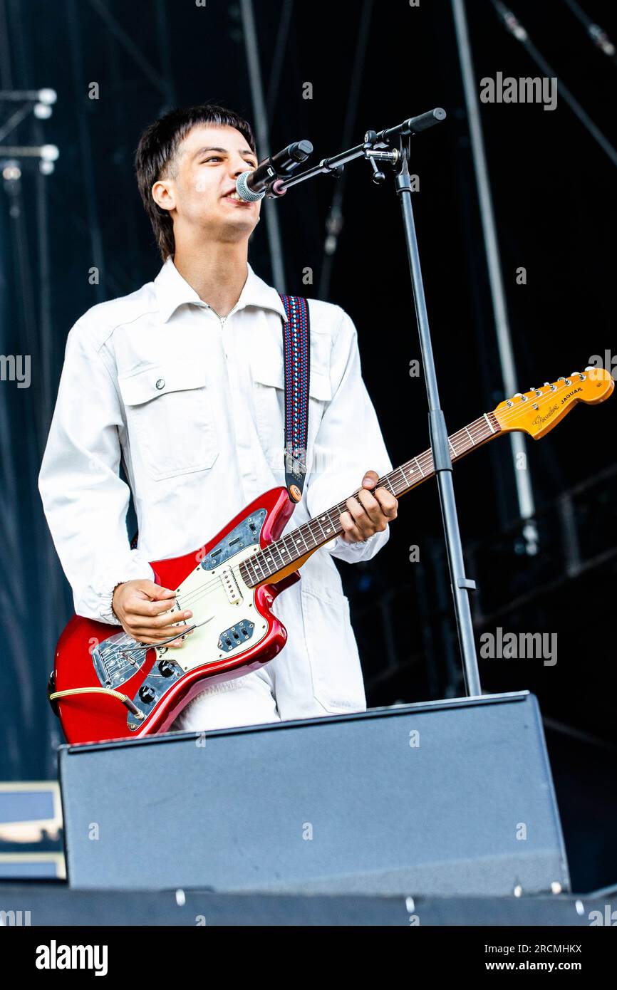 Milan, Italy. 15th July, 2023. The Italian rock band OMINI performs ...