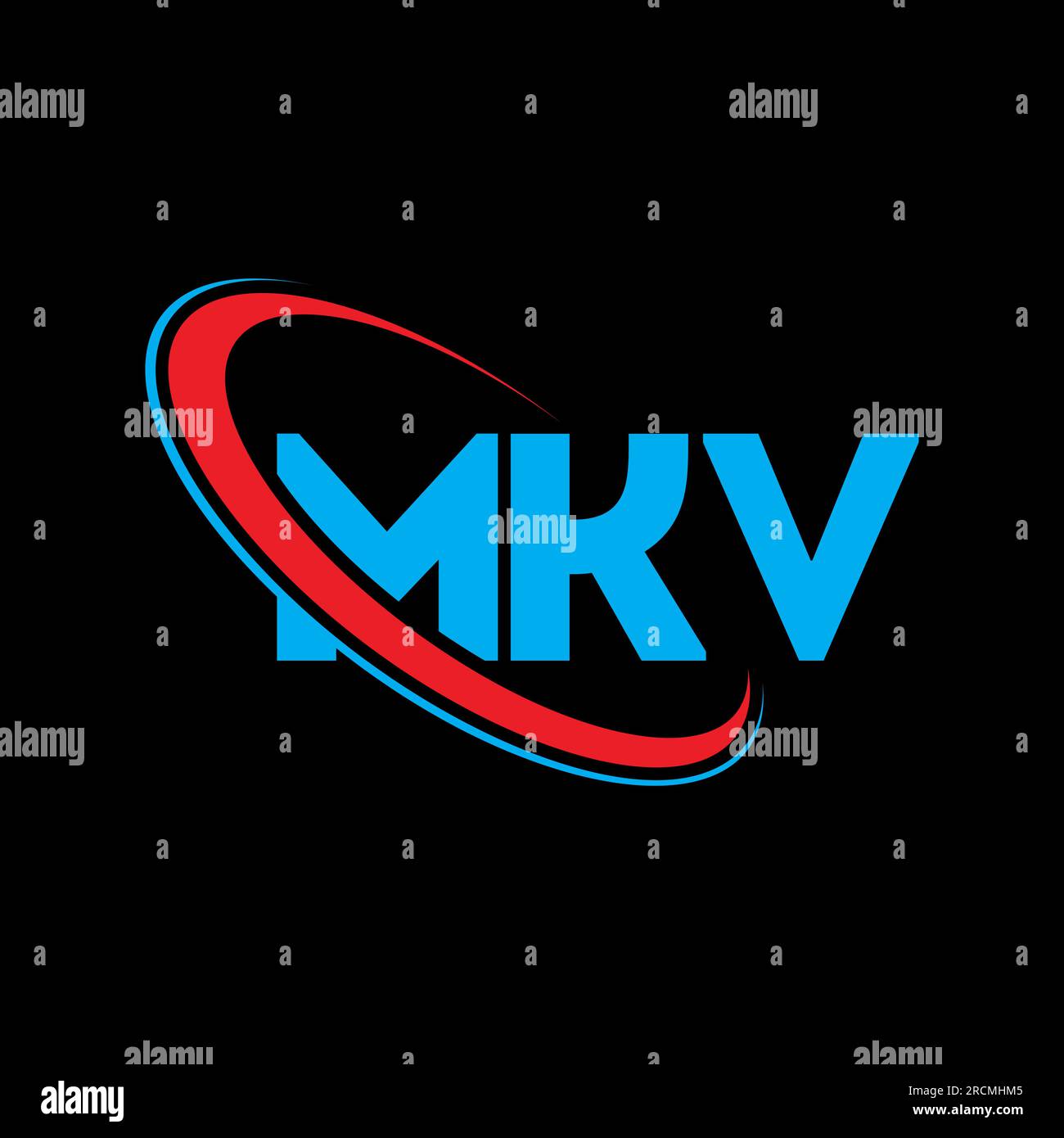 MKV logo. MKV letter. MKV letter logo design. Initials MKV logo linked ...