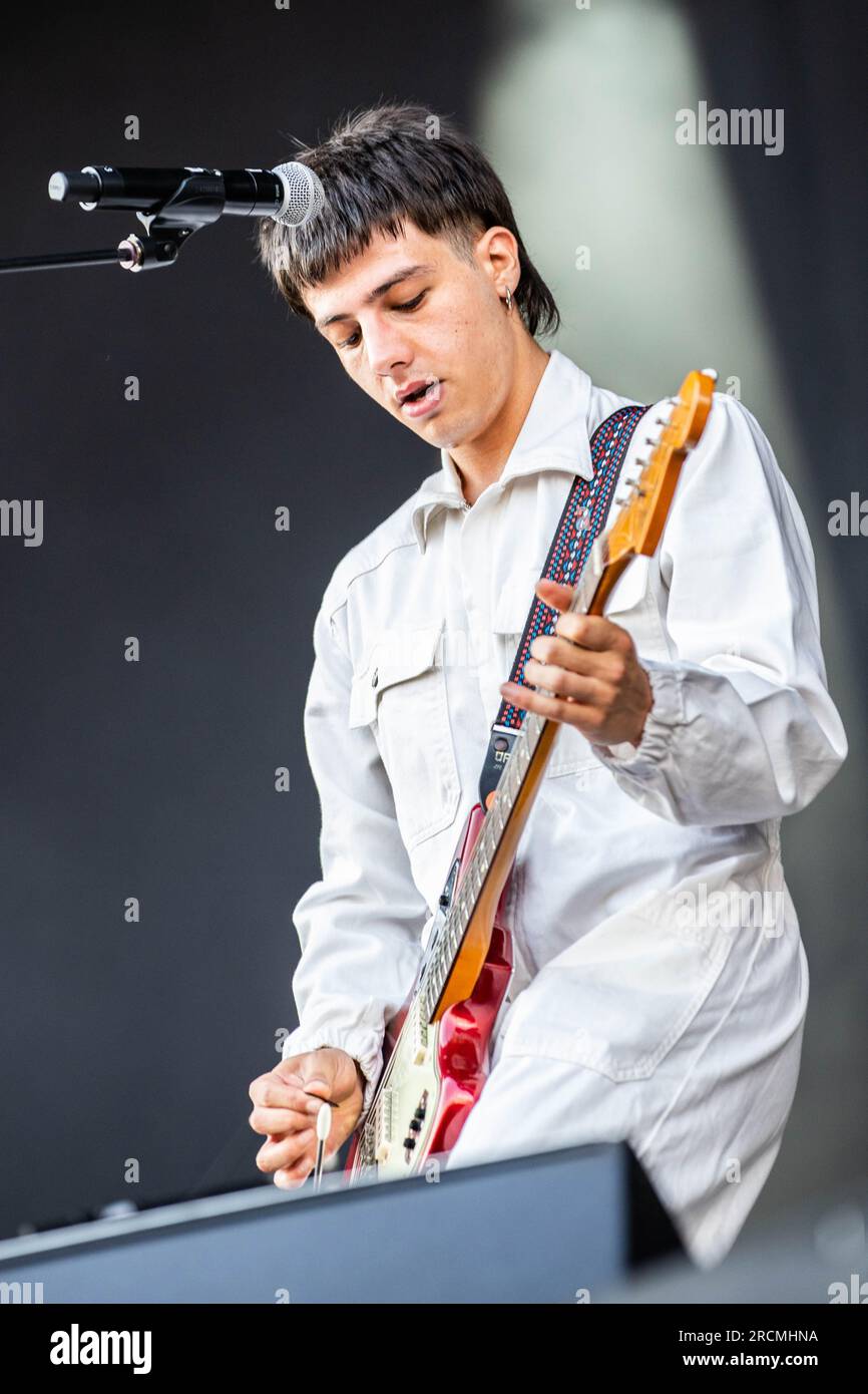 Milan, Italy. 15th July, 2023. The Italian rock band OMINI performs ...