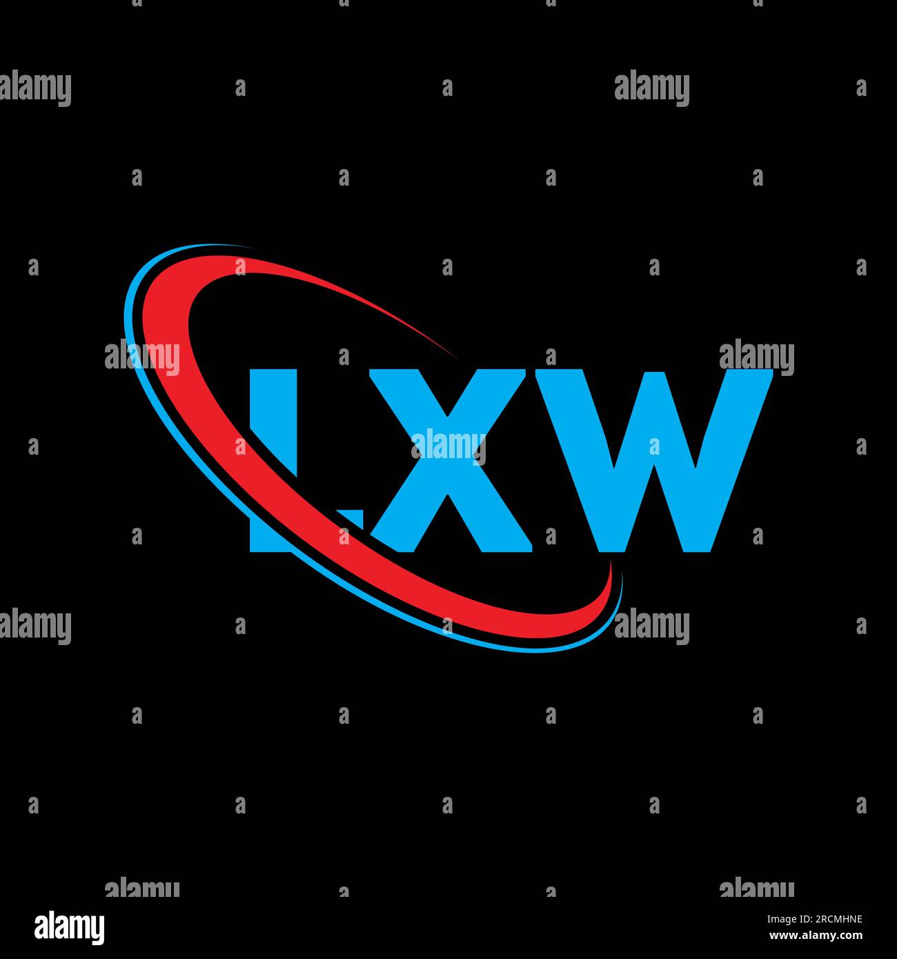 Lxw logo design hi-res stock photography and images - Alamy