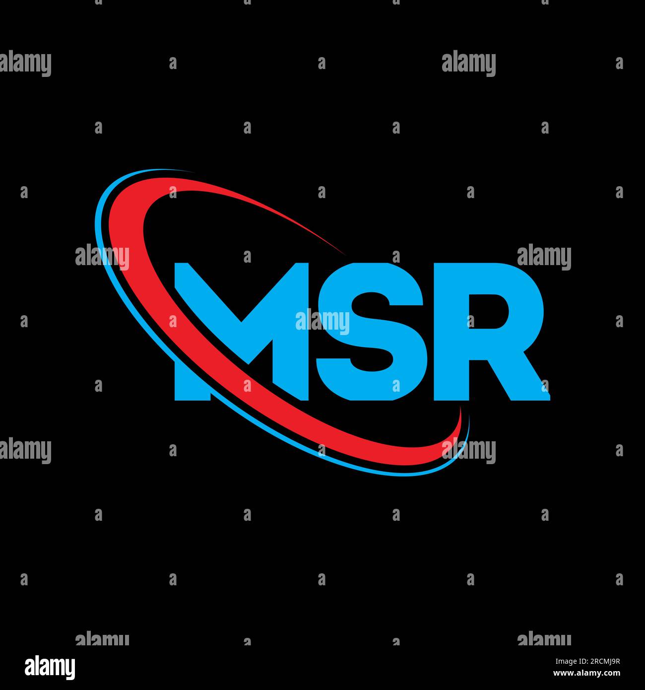 MSR logo. MSR letter. MSR letter logo design. Initials MSR logo linked ...