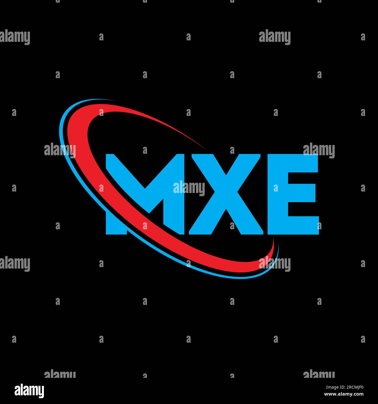 MXE logo. MXE letter. MXE letter logo design. Initials MXE logo linked ...