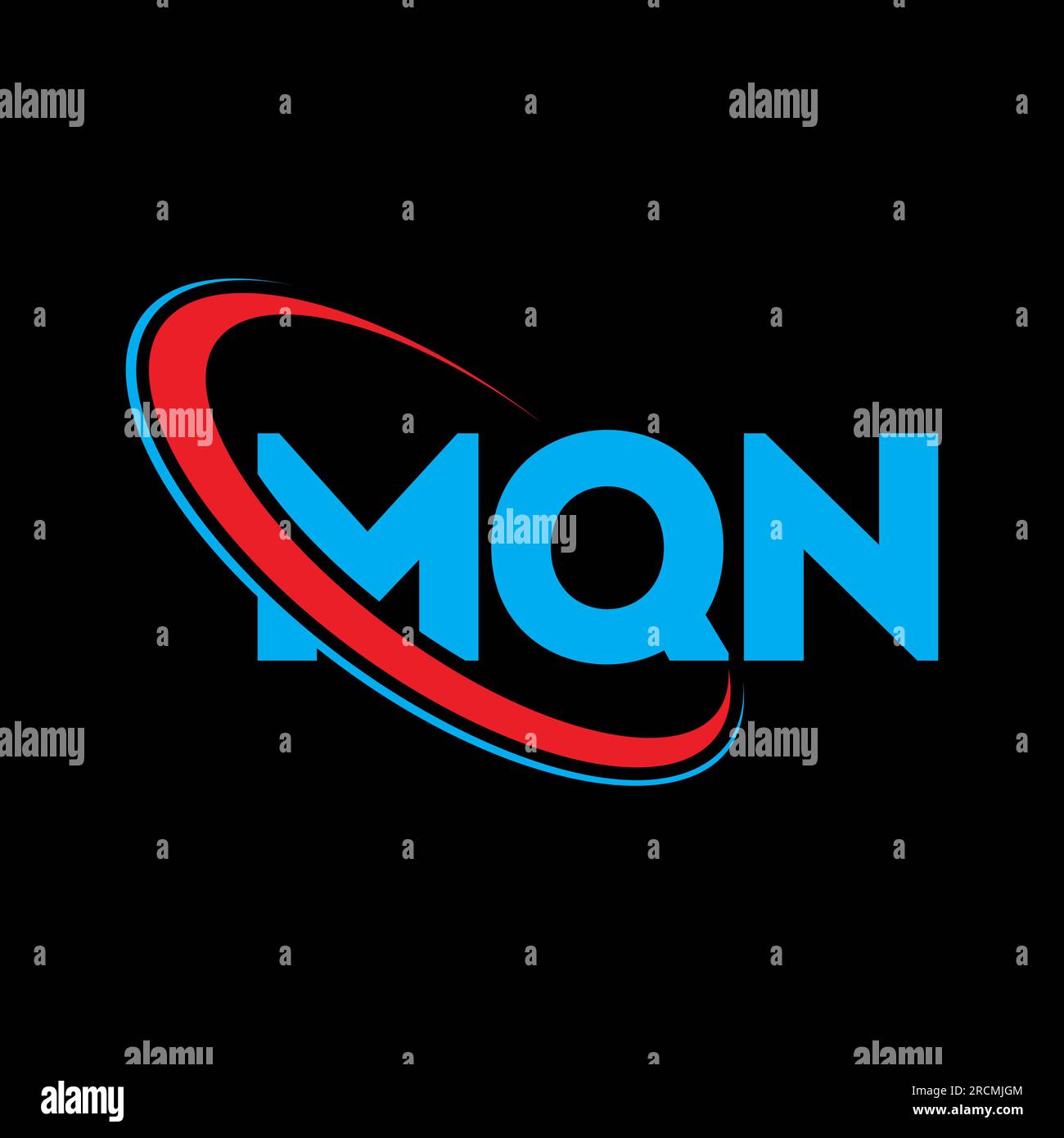 MQN logo. MQN letter. MQN letter logo design. Initials MQN logo linked ...