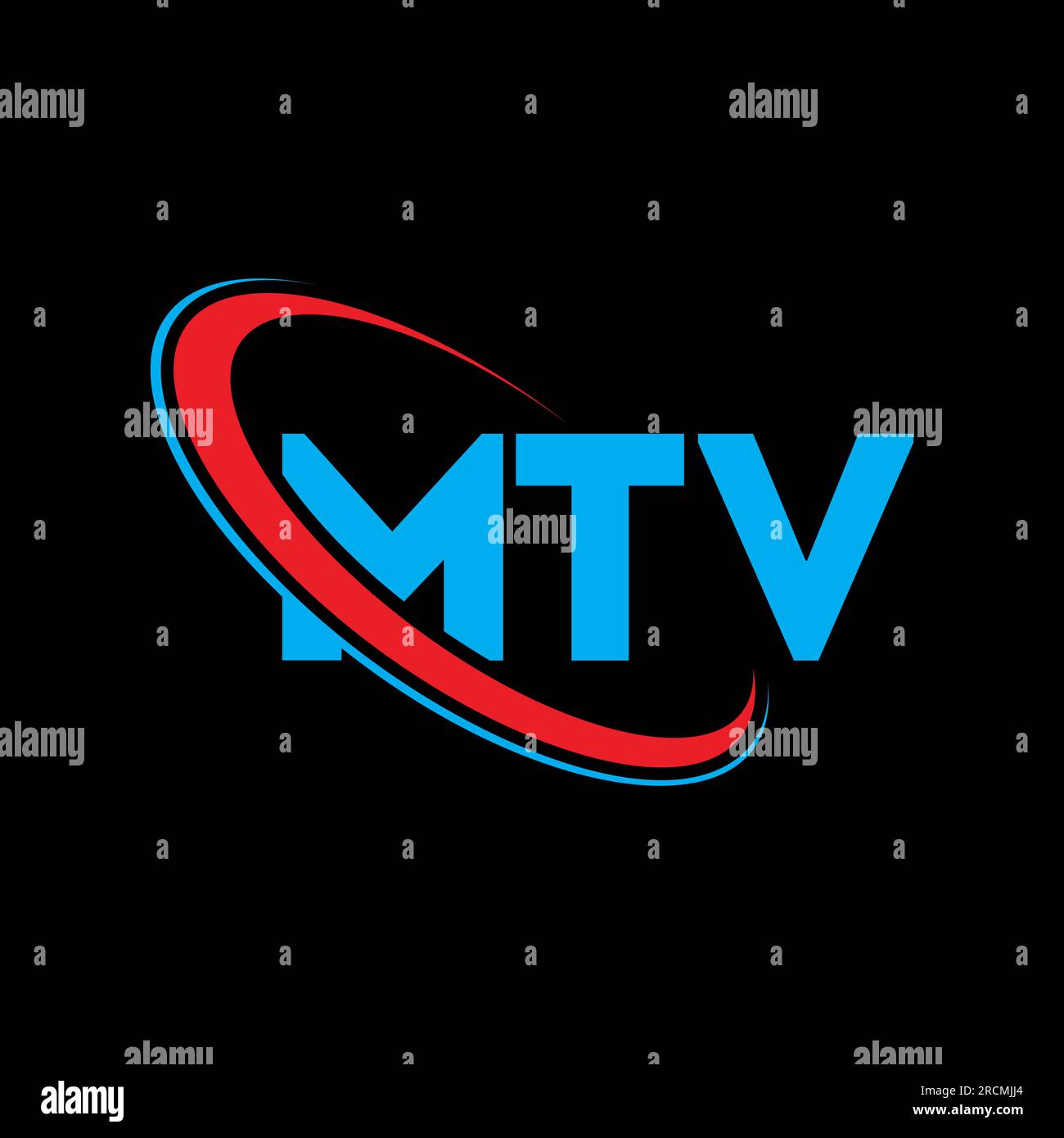 MTV logo. MTV letter. MTV letter logo design. Initials MTV logo linked ...