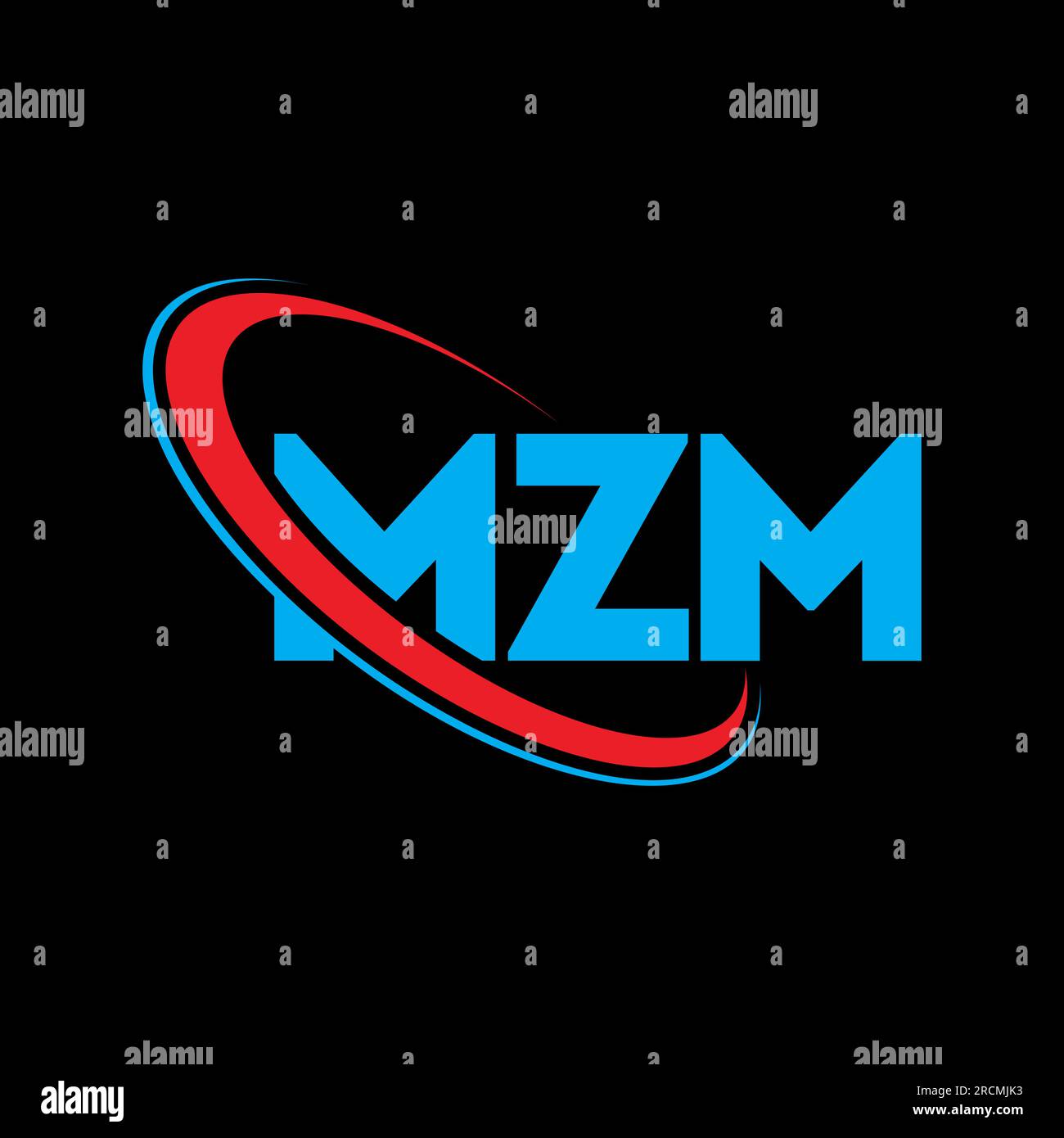 MZM logo. MZM letter. MZM letter logo design. Initials MZM logo linked with circle and uppercase ...