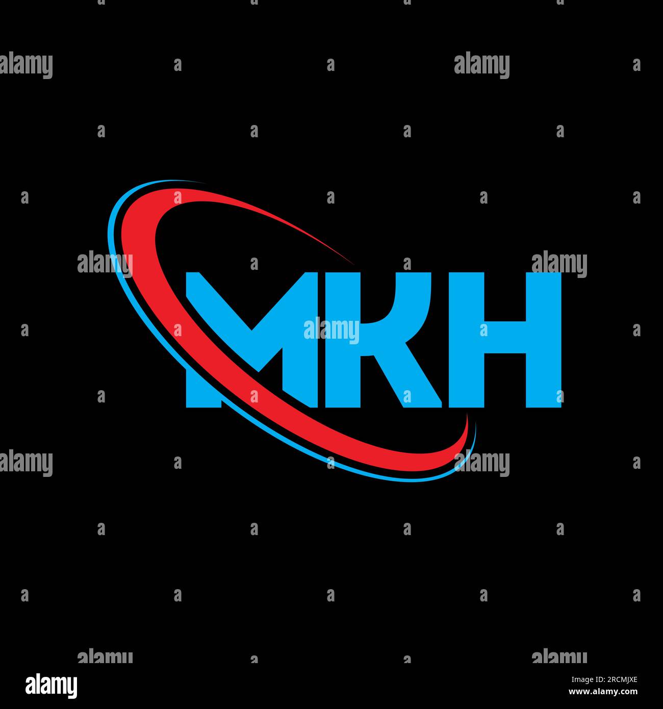 MKH logo. MKH letter. MKH letter logo design. Initials MKH logo linked ...