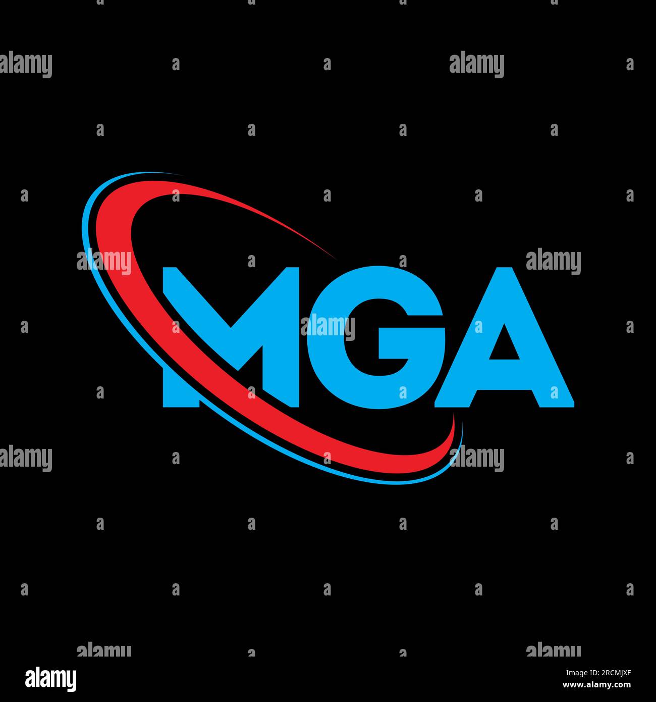 MGA logo. MGA letter. MGA letter logo design. Initials MGA logo linked ...