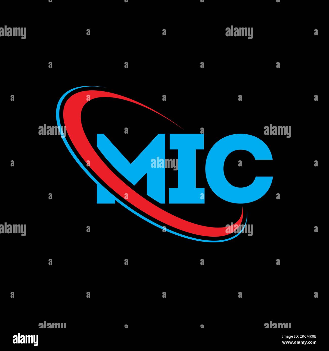 MIC logo. MIC letter. MIC letter logo design. Initials MIC logo linked ...