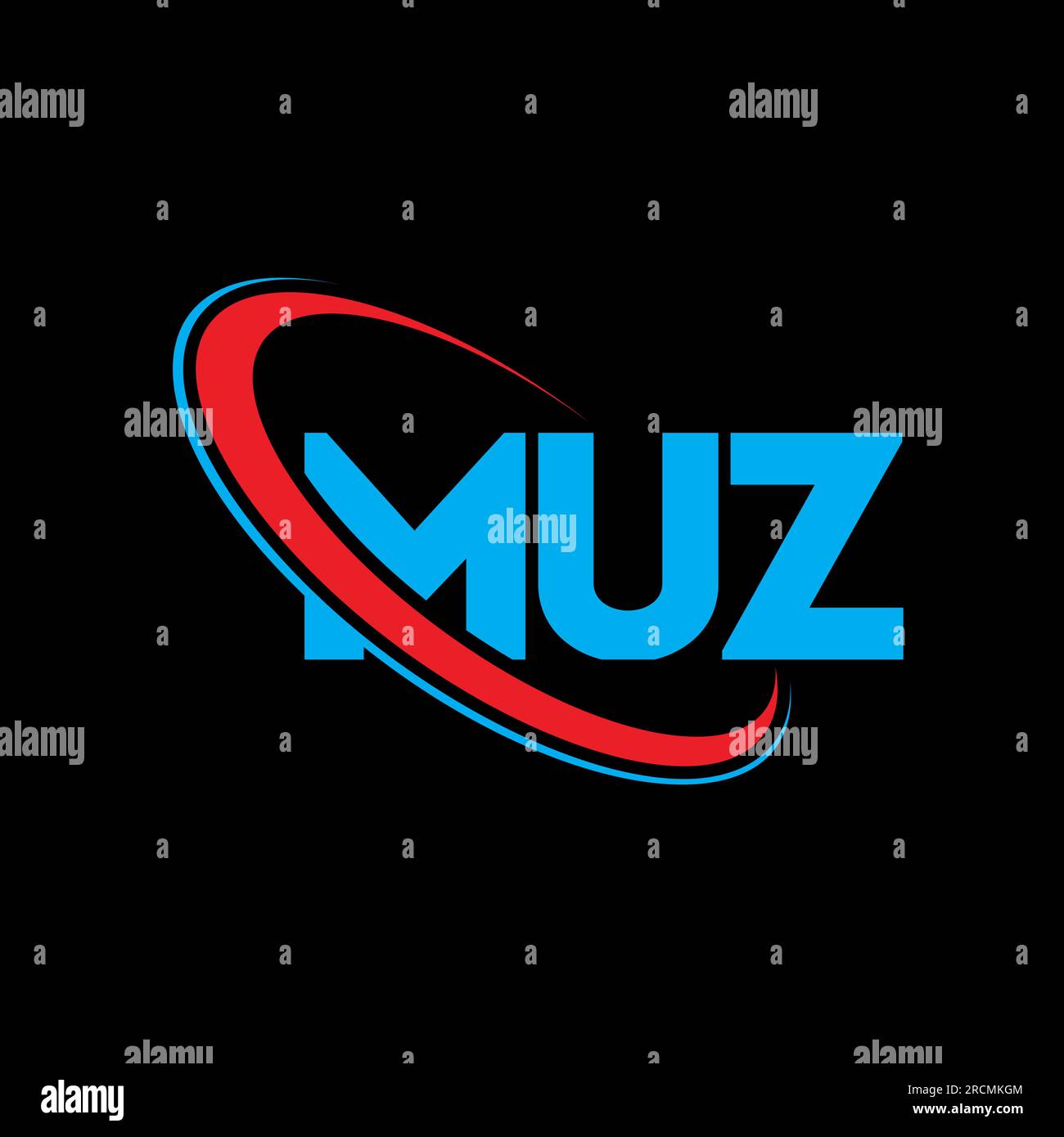 MUZ logo. MUZ letter. MUZ letter logo design. Initials MUZ logo linked ...