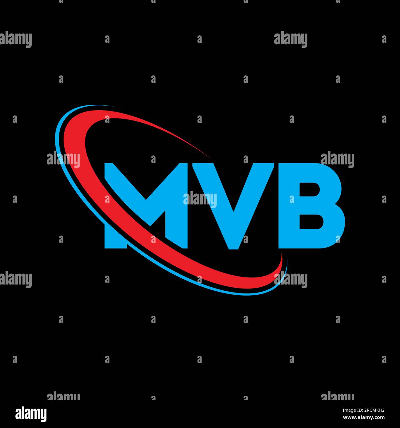 MVB logo. MVB letter. MVB letter logo design. Initials MVB logo linked ...