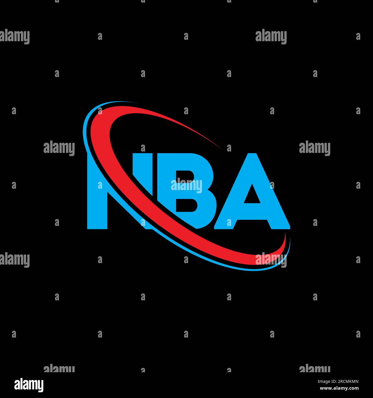 NBA logo. NBA letter. NBA letter logo design. Initials NBA logo linked ...