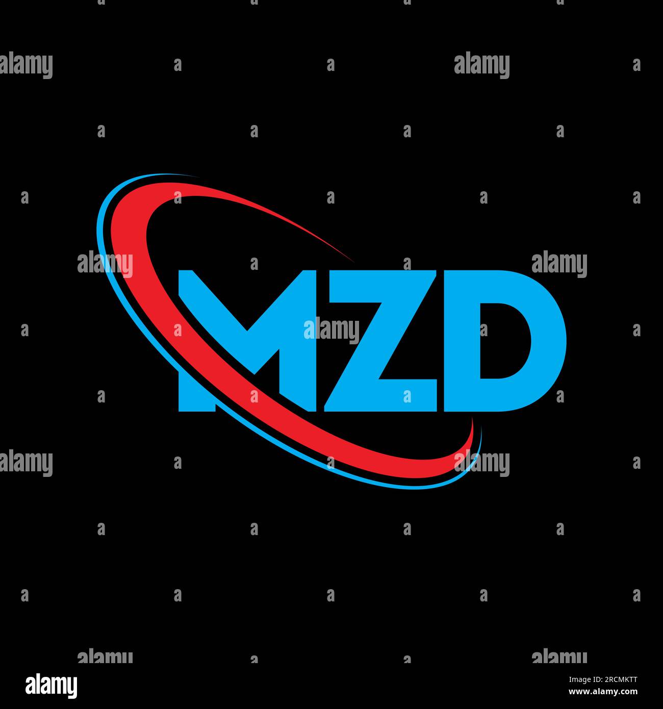 MZD logo. MZD letter. MZD letter logo design. Initials MZD logo linked ...