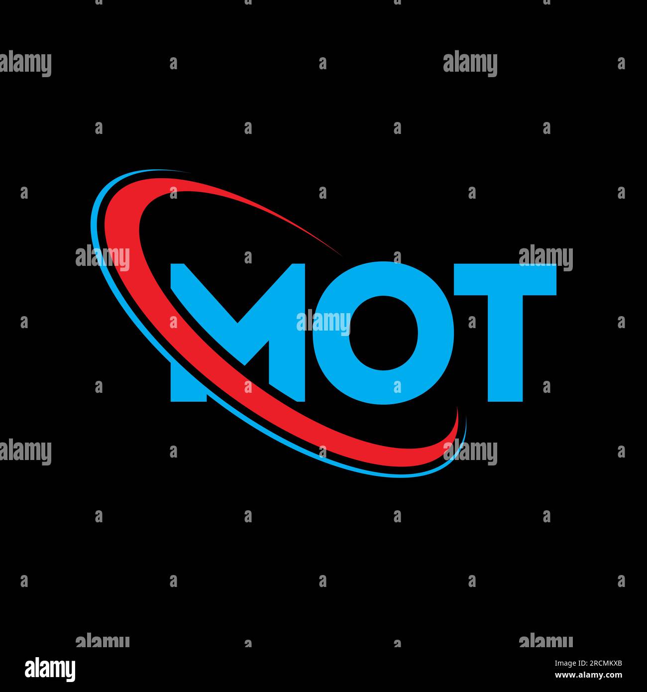 MOT logo. MOT letter. MOT letter logo design. Initials MOT logo linked ...