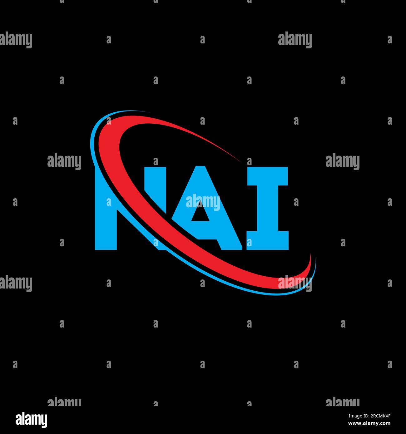 NAI logo. NAI letter. NAI letter logo design. Initials NAI logo linked ...