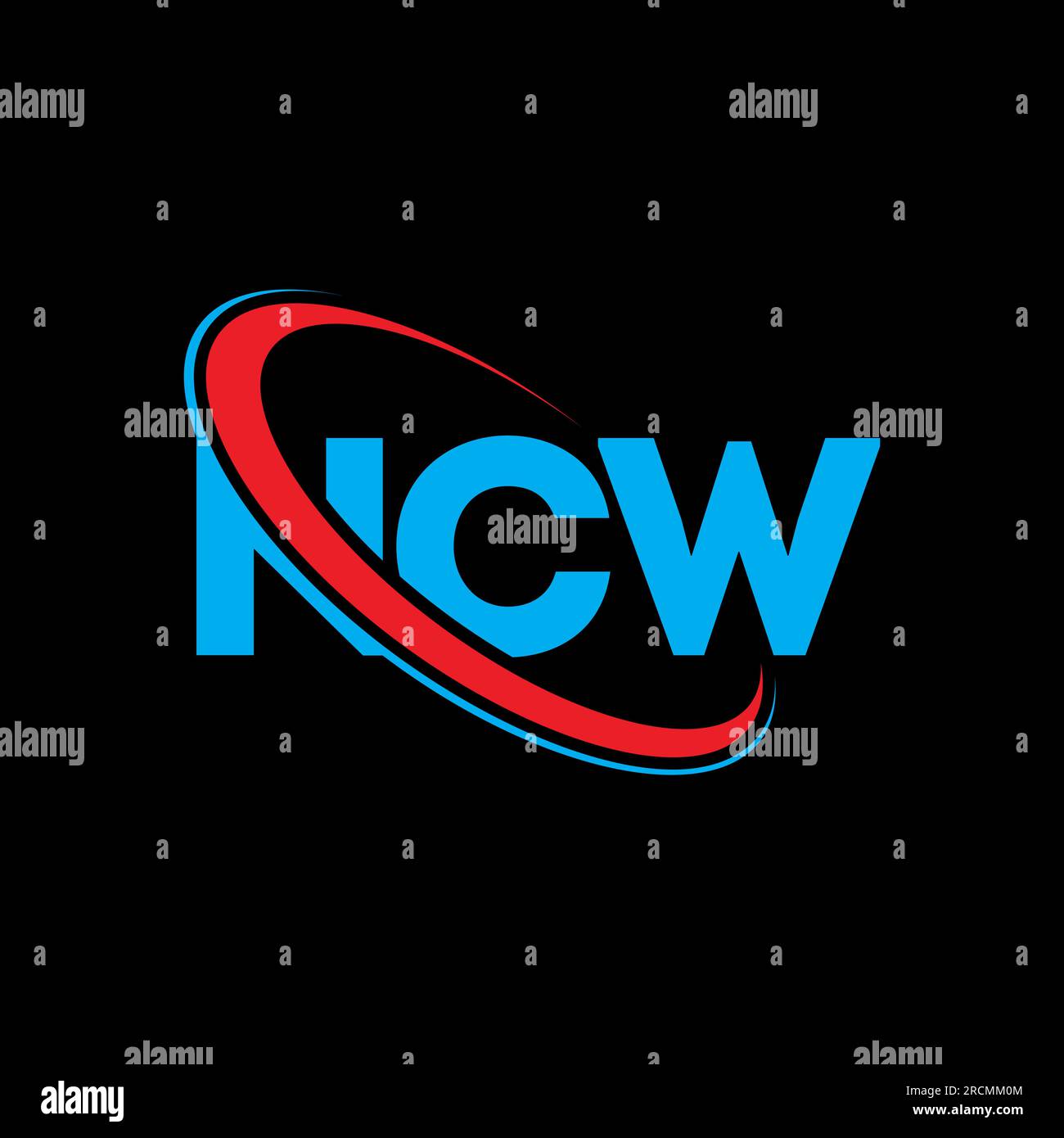 NCW logo. NCW letter. NCW letter logo design. Initials NCW logo linked ...