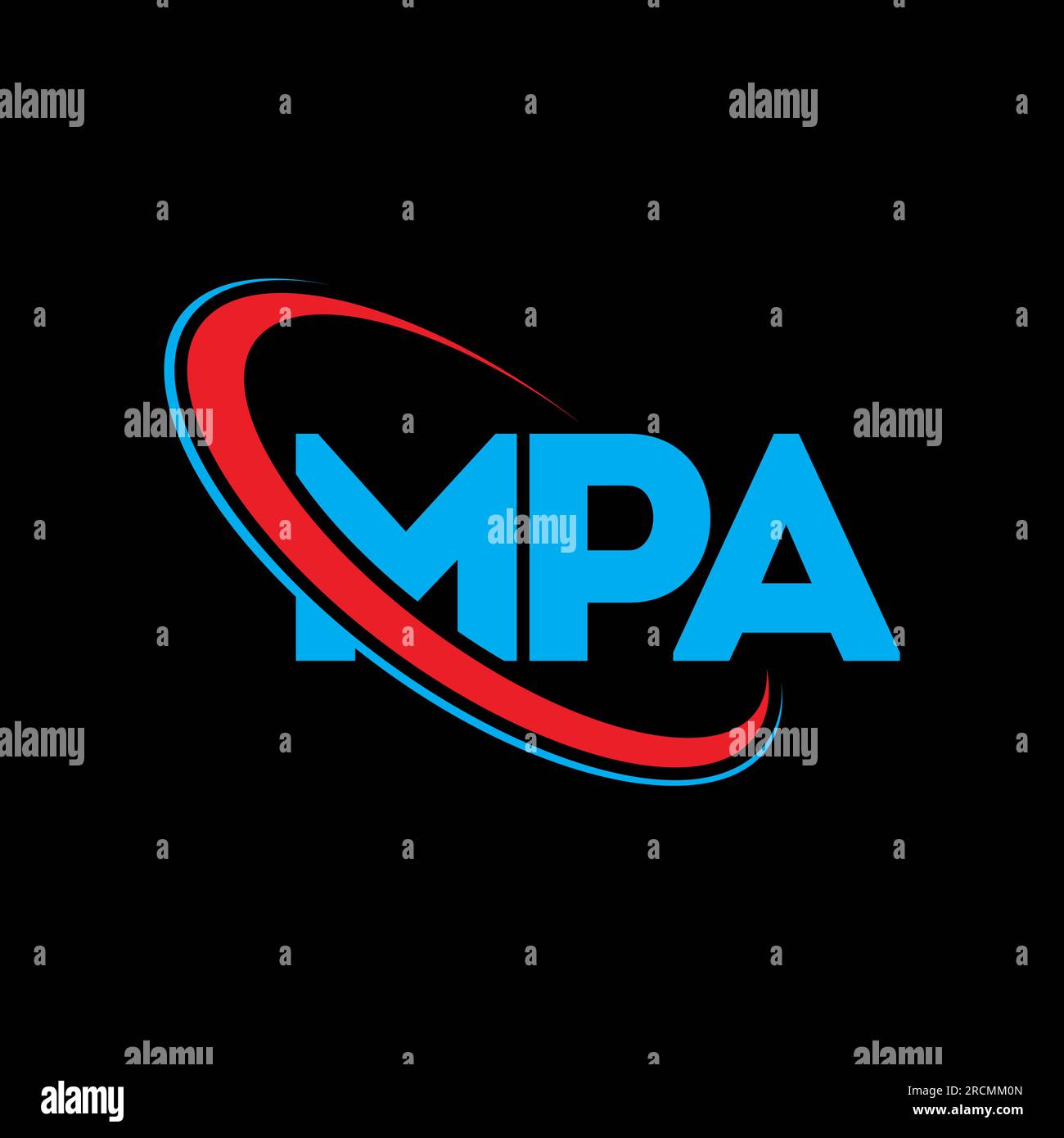 MPA logo. MPA letter. MPA letter logo design. Initials MPA logo linked ...