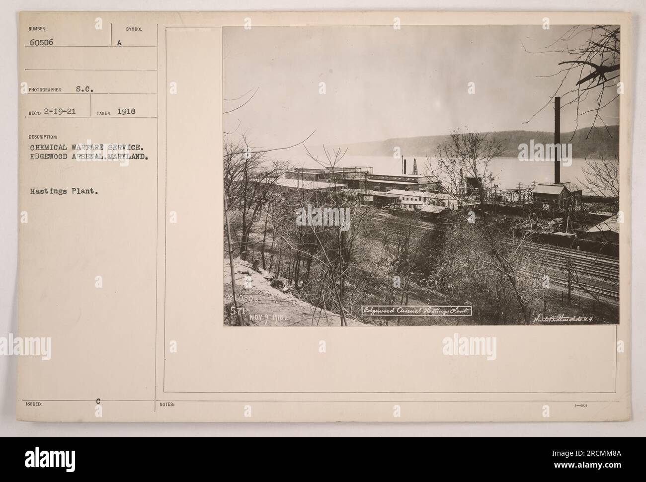 Chemical Warfare Service, Edgewood Arsenal, Maryland. The Hastings ...