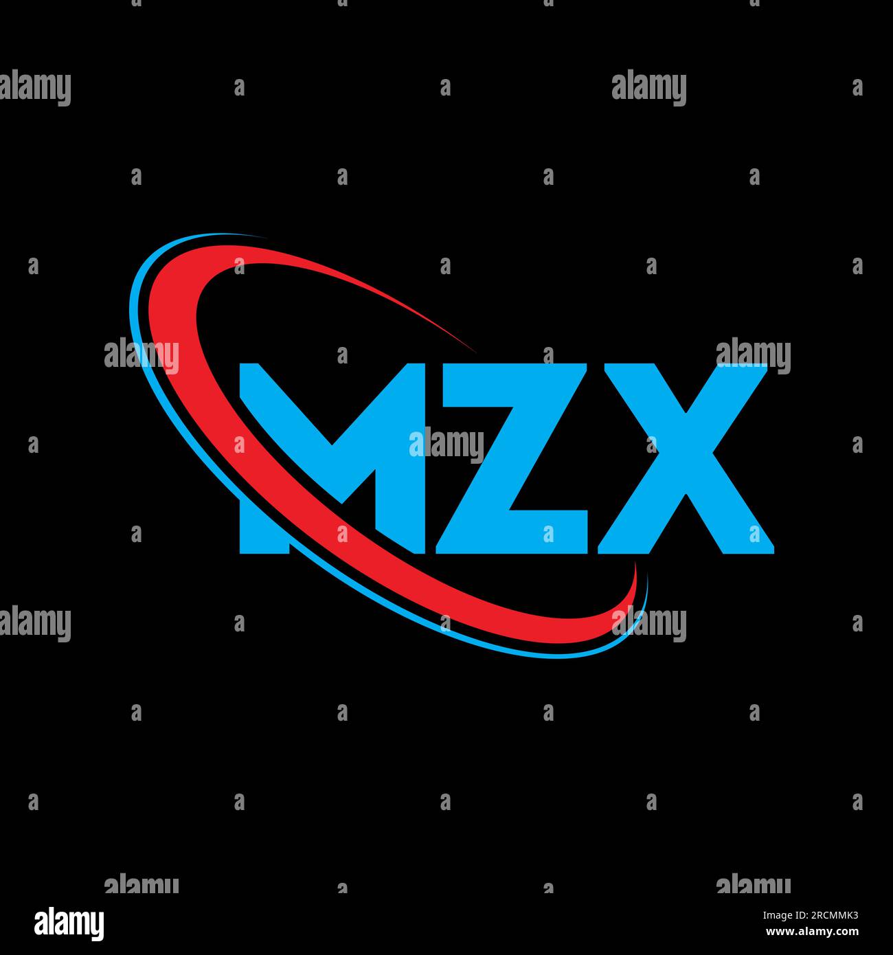 MZX logo. MZX letter. MZX letter logo design. Initials MZX logo linked with circle and uppercase ...