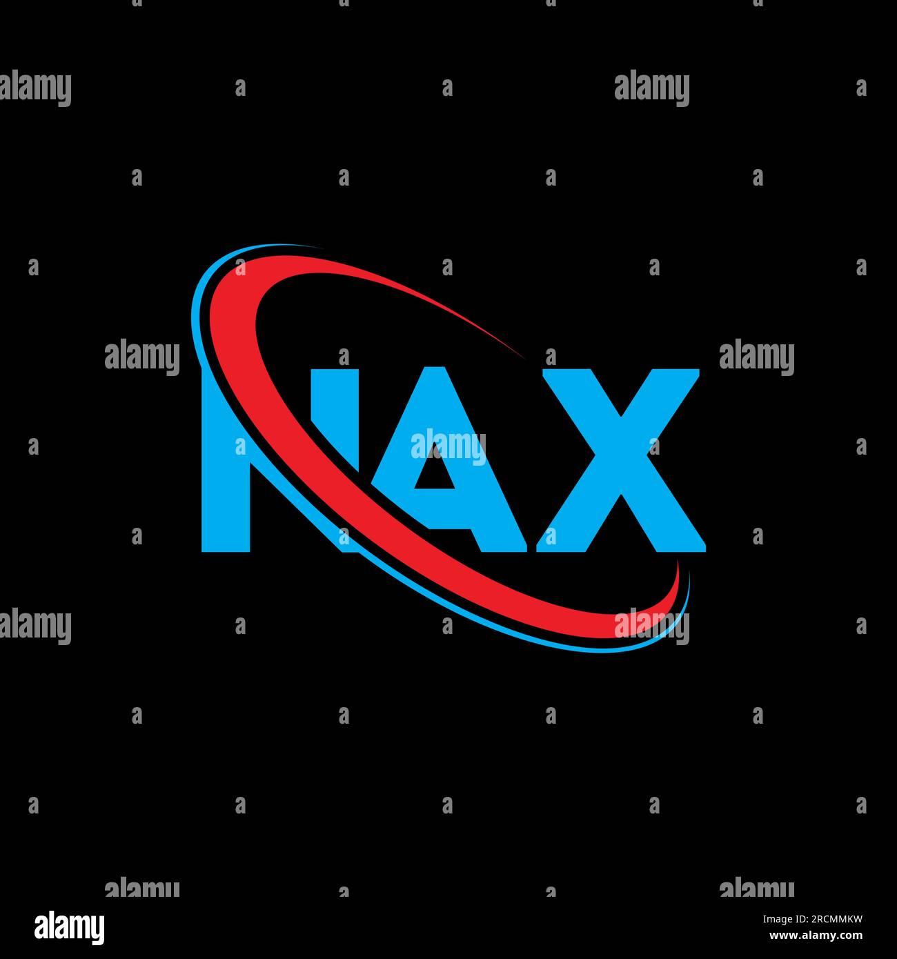 NAX logo. NAX letter. NAX letter logo design. Initials NAX logo linked ...