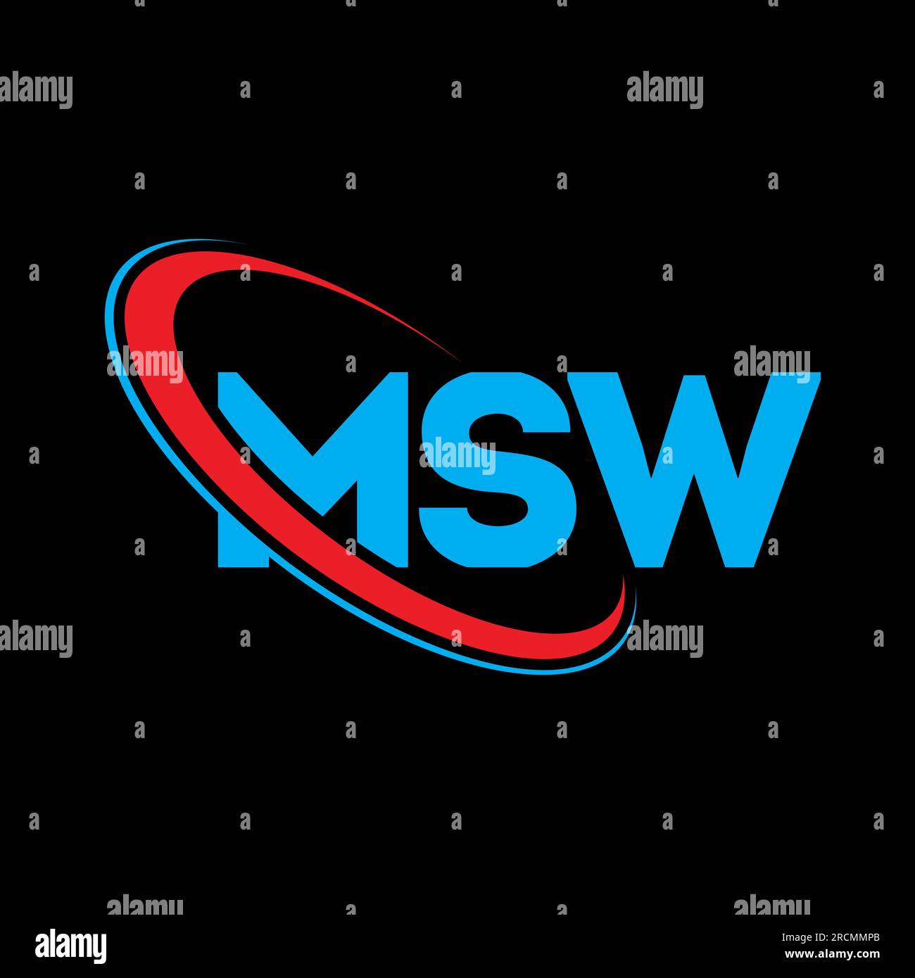 Msw logo design hi-res stock photography and images - Alamy