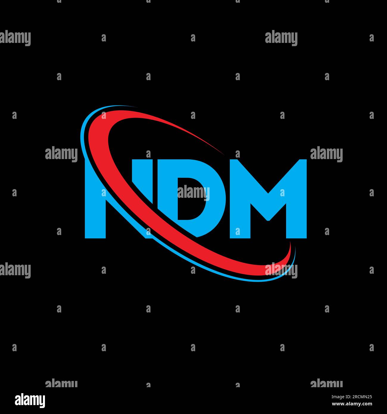 Ndm logo design Stock Vector Images - Alamy