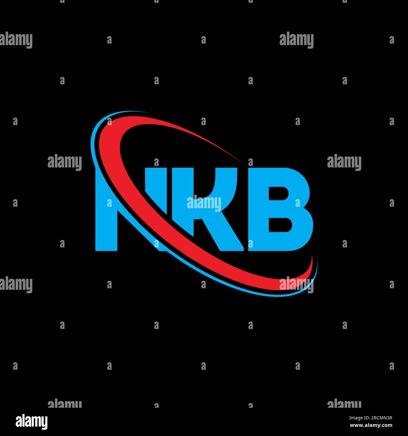 NKB logo. NKB letter. NKB letter logo design. Initials NKB logo linked ...