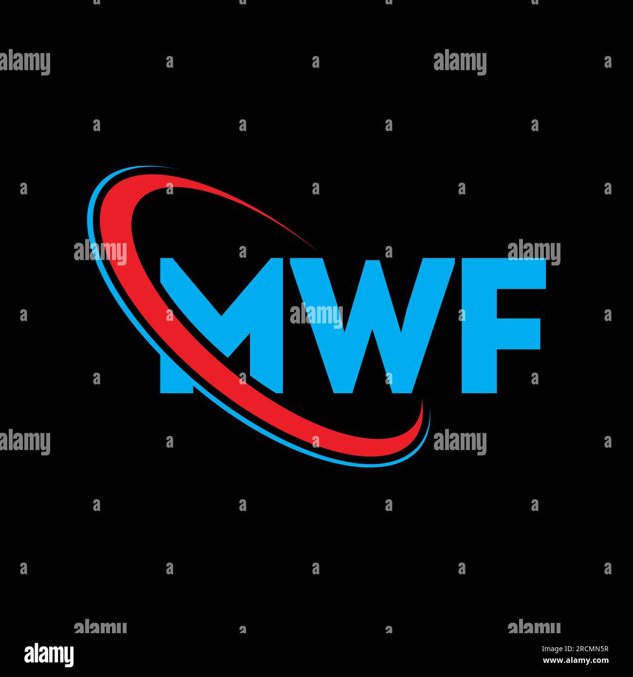 MWF logo. MWF letter. MWF letter logo design. Initials MWF logo linked ...