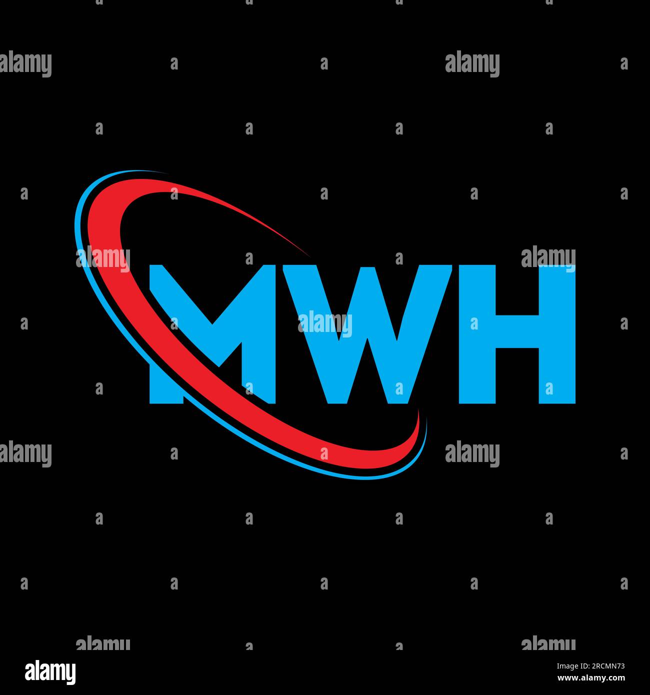 MWH logo. MWH letter. MWH letter logo design. Initials MWH logo linked ...