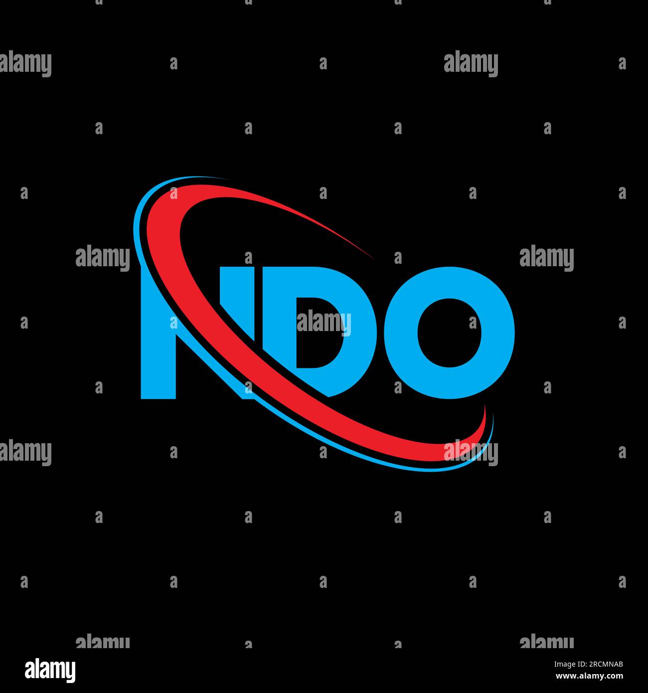 NDO logo. NDO letter. NDO letter logo design. Initials NDO logo linked ...
