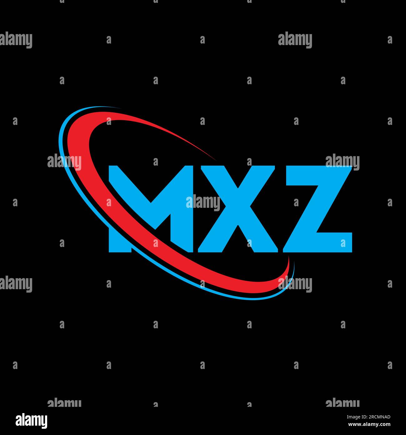 MXZ logo. MXZ letter. MXZ letter logo design. Initials MXZ logo linked ...