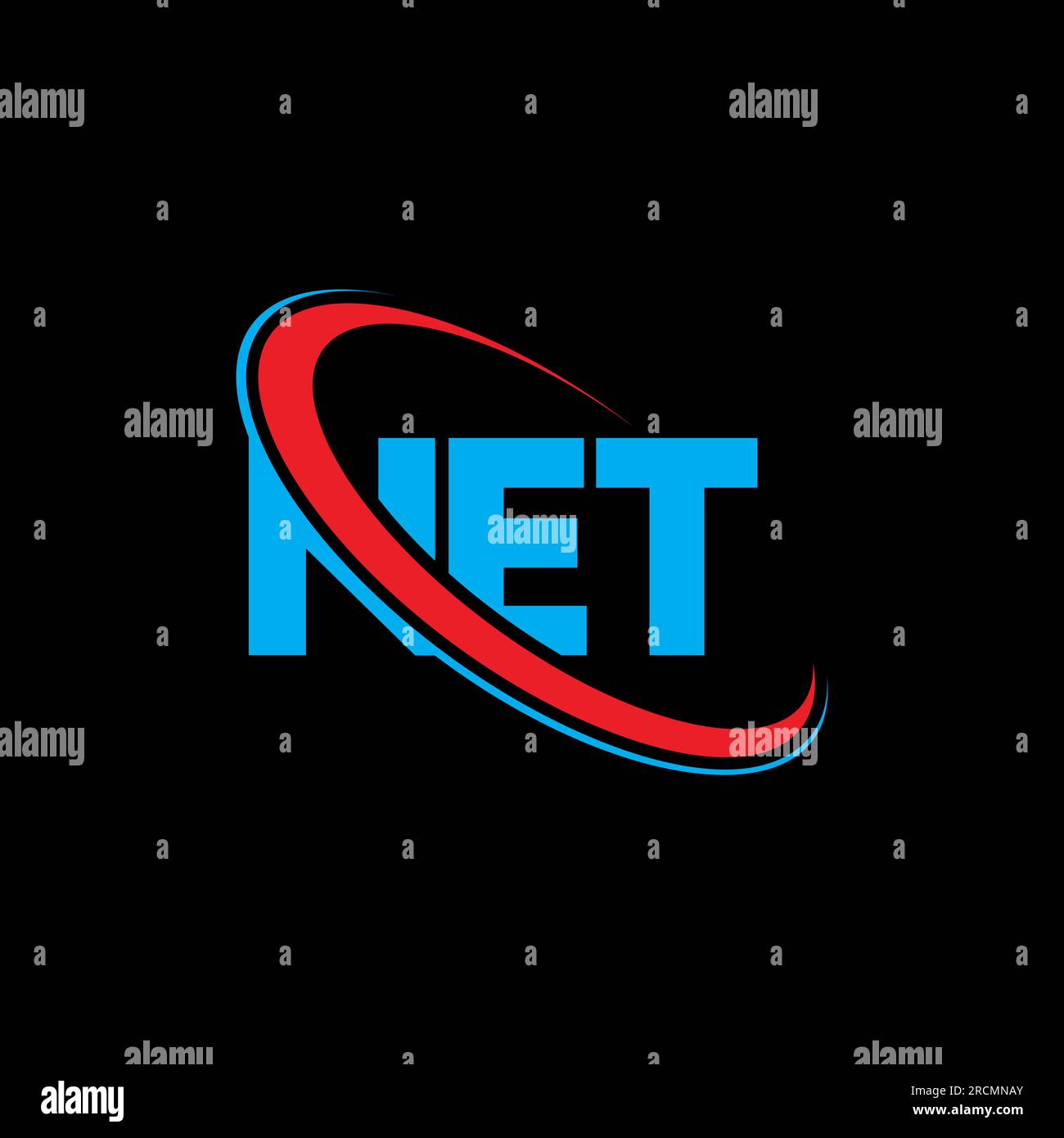 NET logo. NET letter. NET letter logo design. Initials NET logo linked ...