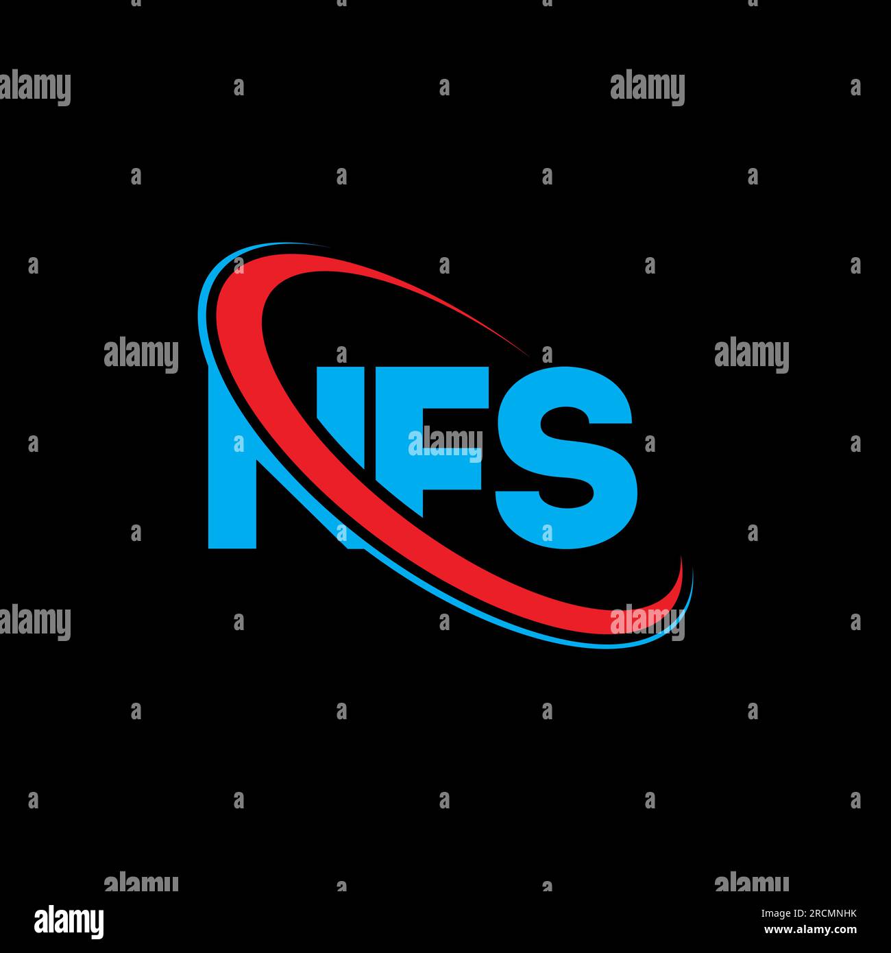 NFS logo. NFS letter. NFS letter logo design. Initials NFS logo linked ...