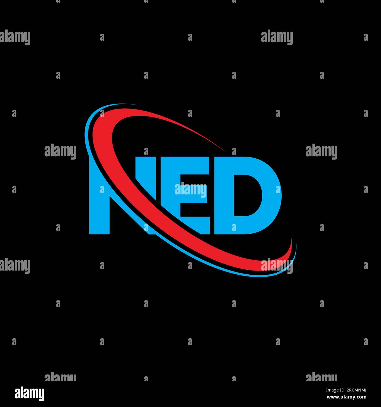 NED logo. NED letter. NED letter logo design. Initials NED logo linked ...